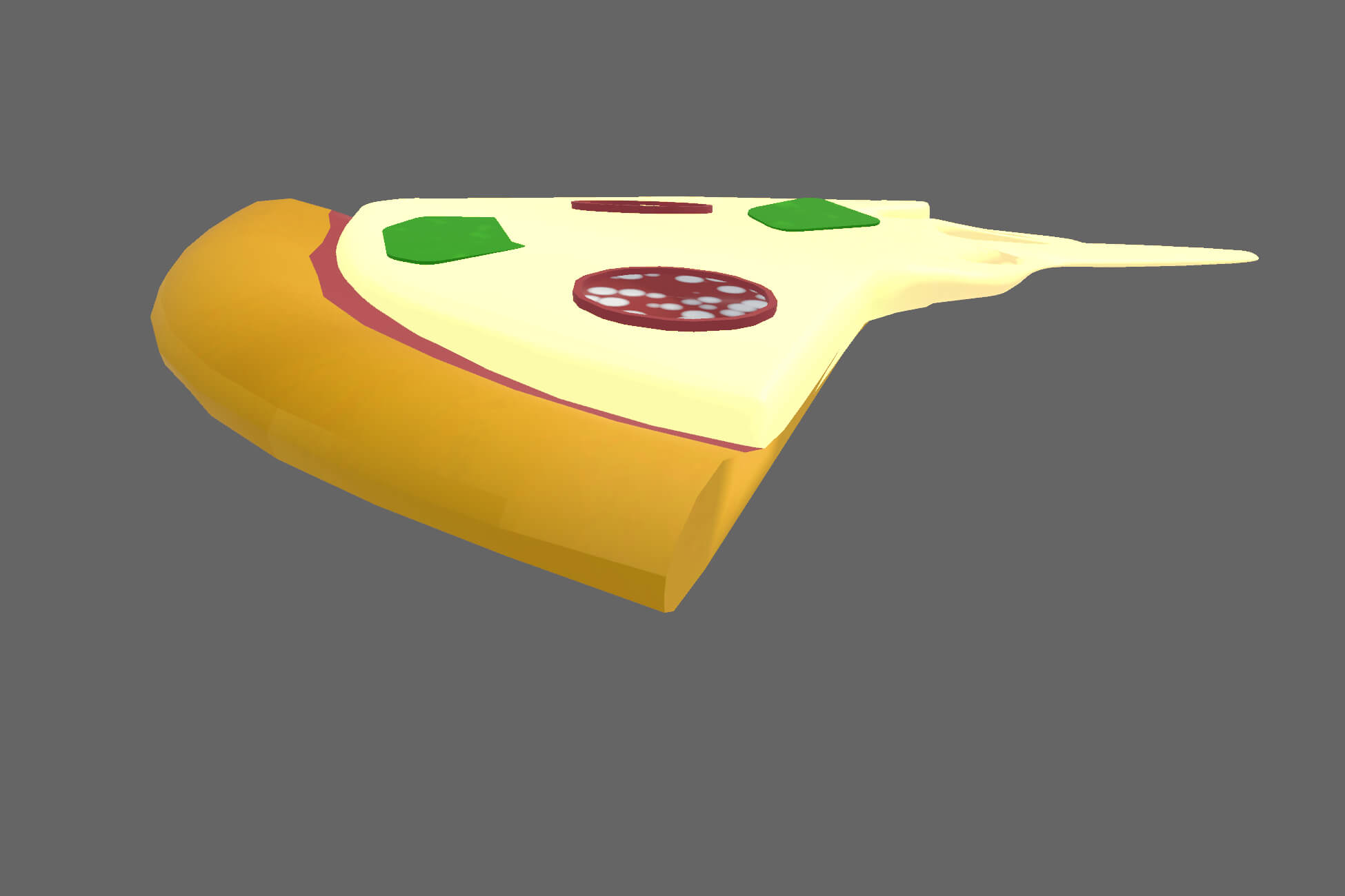 Low Poly Casual Pizza - Free 3D Model by Revereel Studio