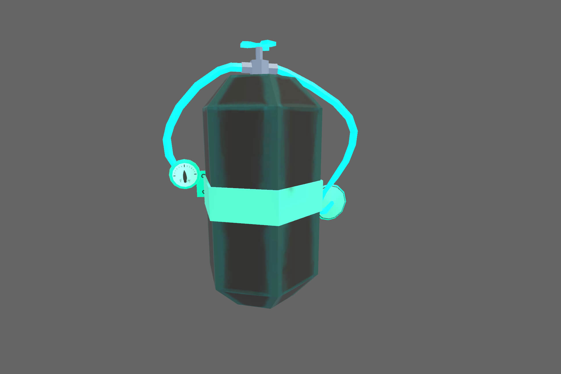 Low Poly Casual Sci-Fi Bottle 1 Free 3D Model by Revereel Studio