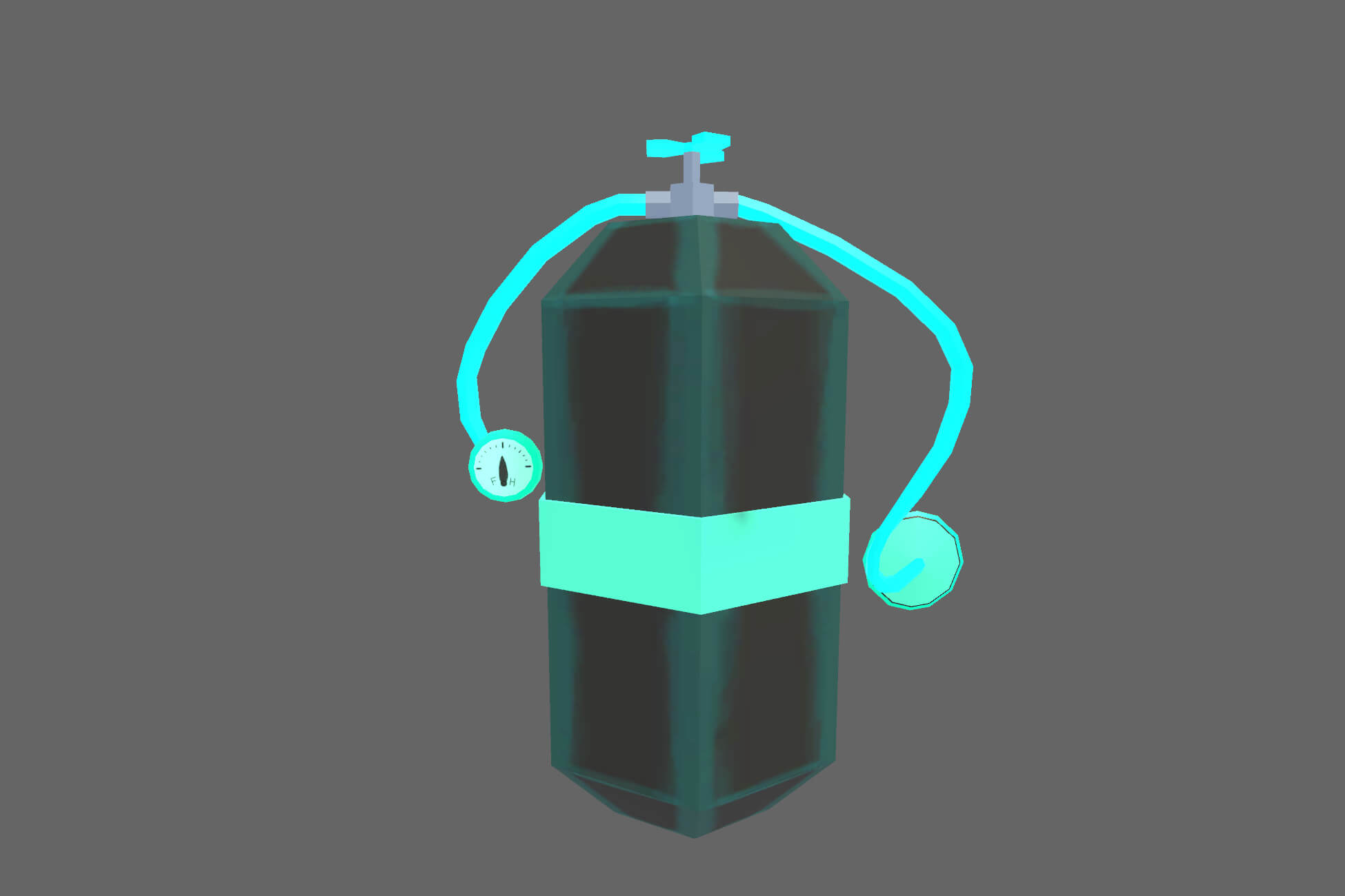 Low Poly Casual Sci-Fi Bottle 1 Free 3D Model by Revereel Studio