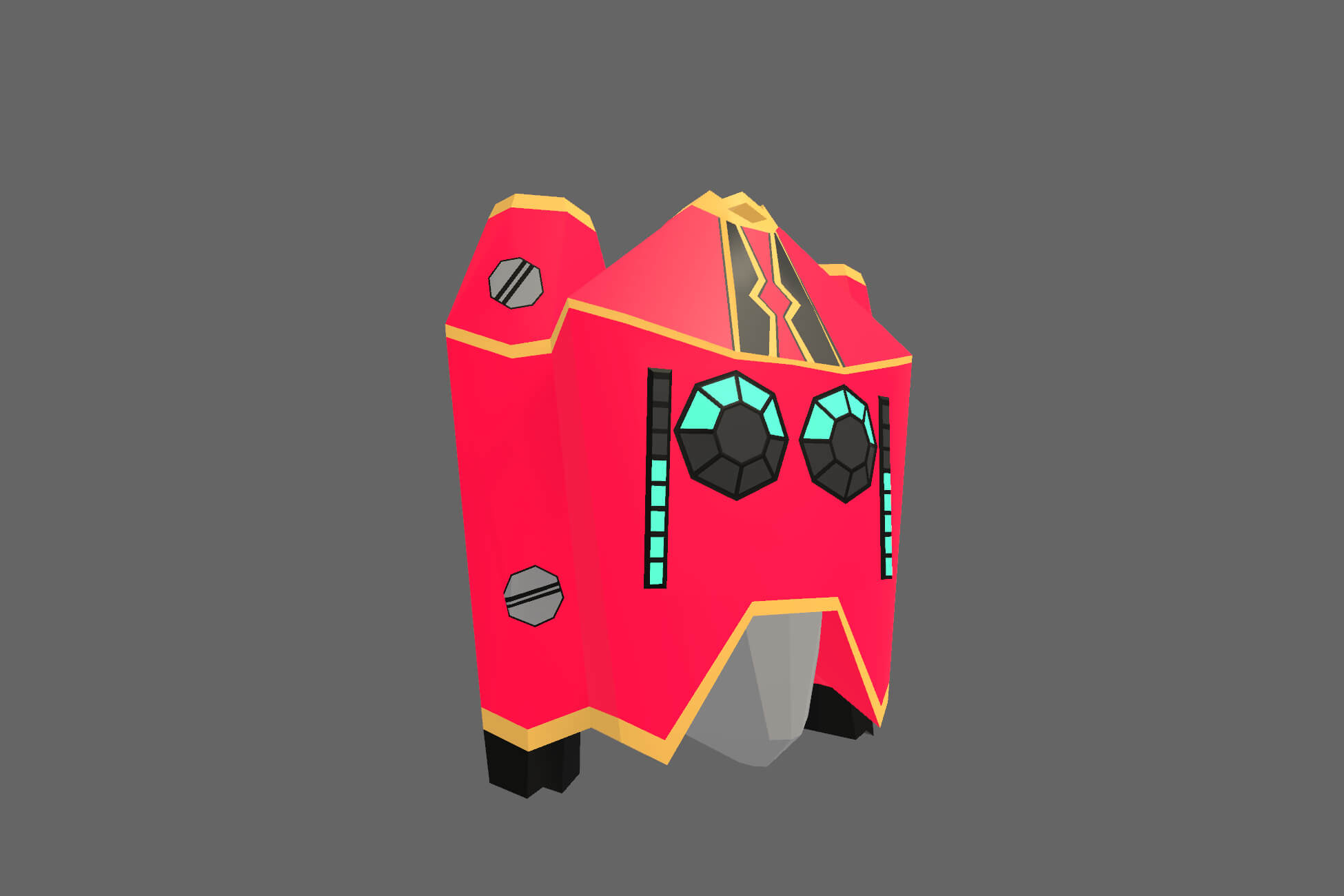 Low Poly Casual Sci-Fi Jet Pack Free 3D Model by Revereel Studio