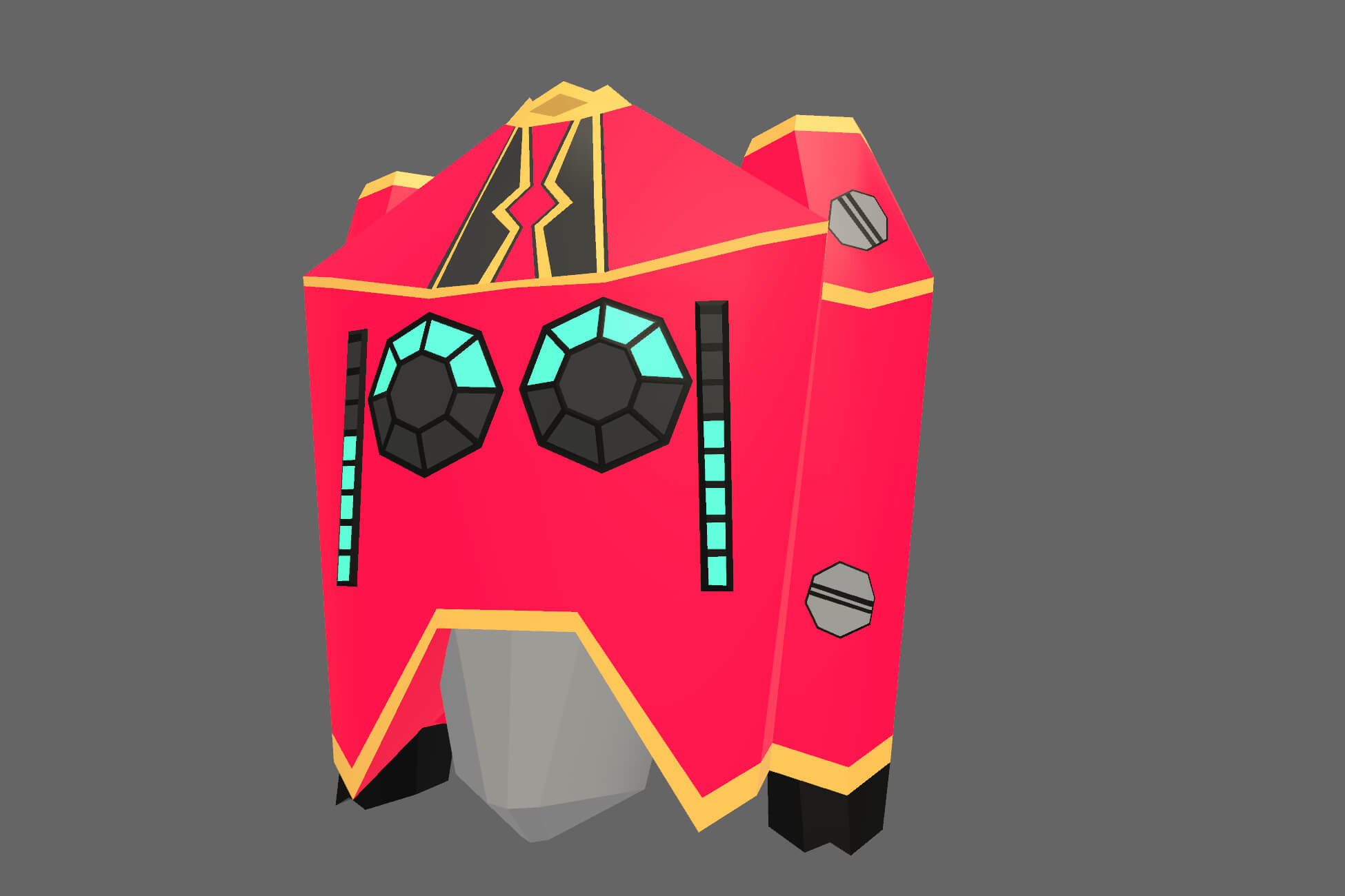 Low Poly Casual Sci-Fi Jet Pack Free 3D Model by Revereel Studio