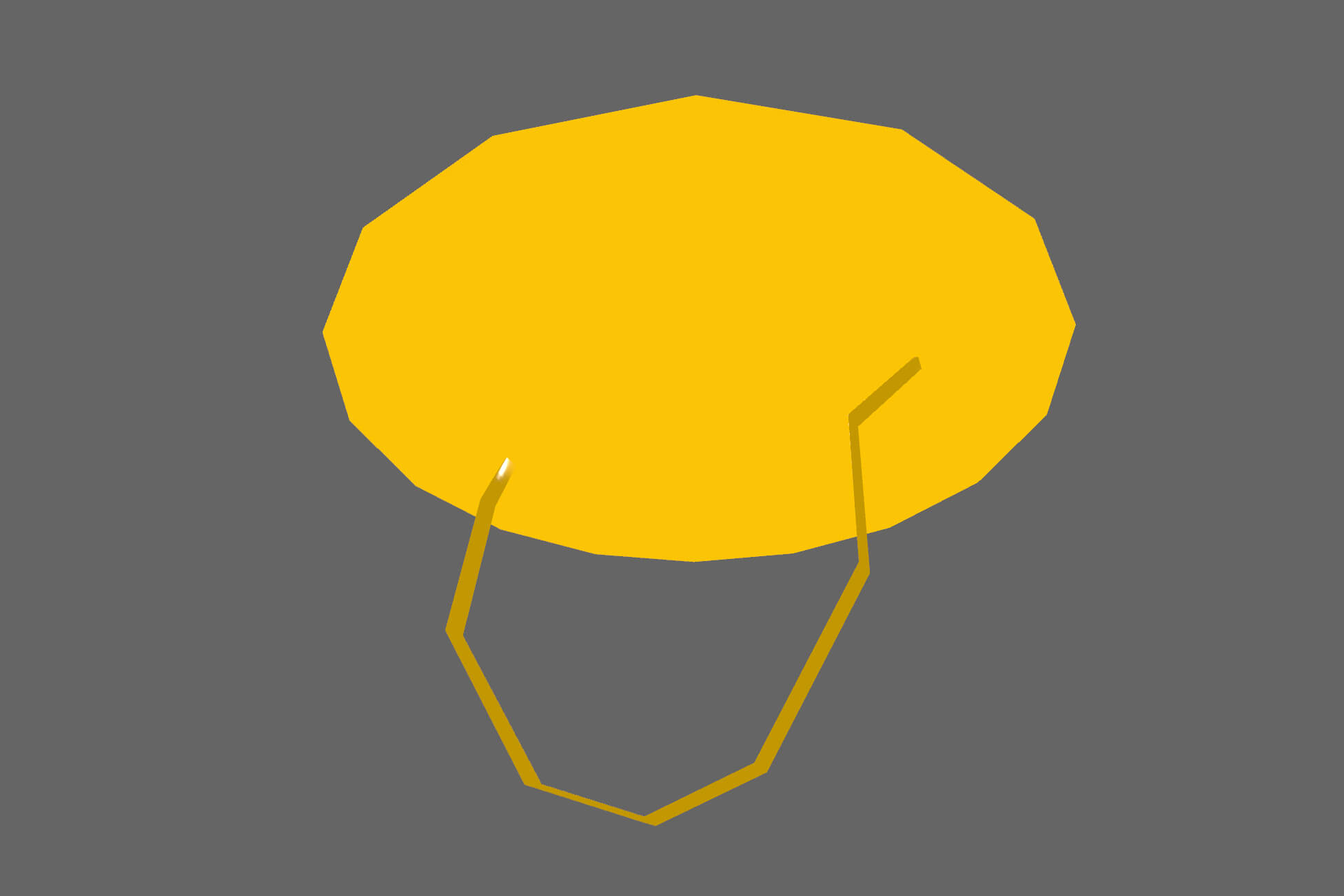 Low Poly Casual Strawhat - Free 3D Model by Revereel Studio
