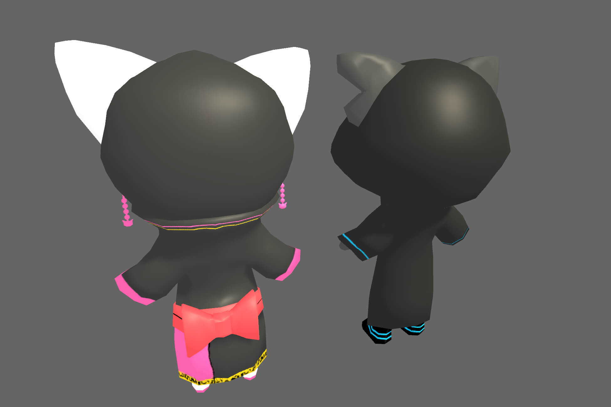 Low Poly Cool Cat - Fantasy Characters Pack 3D Model by Revereel Studio