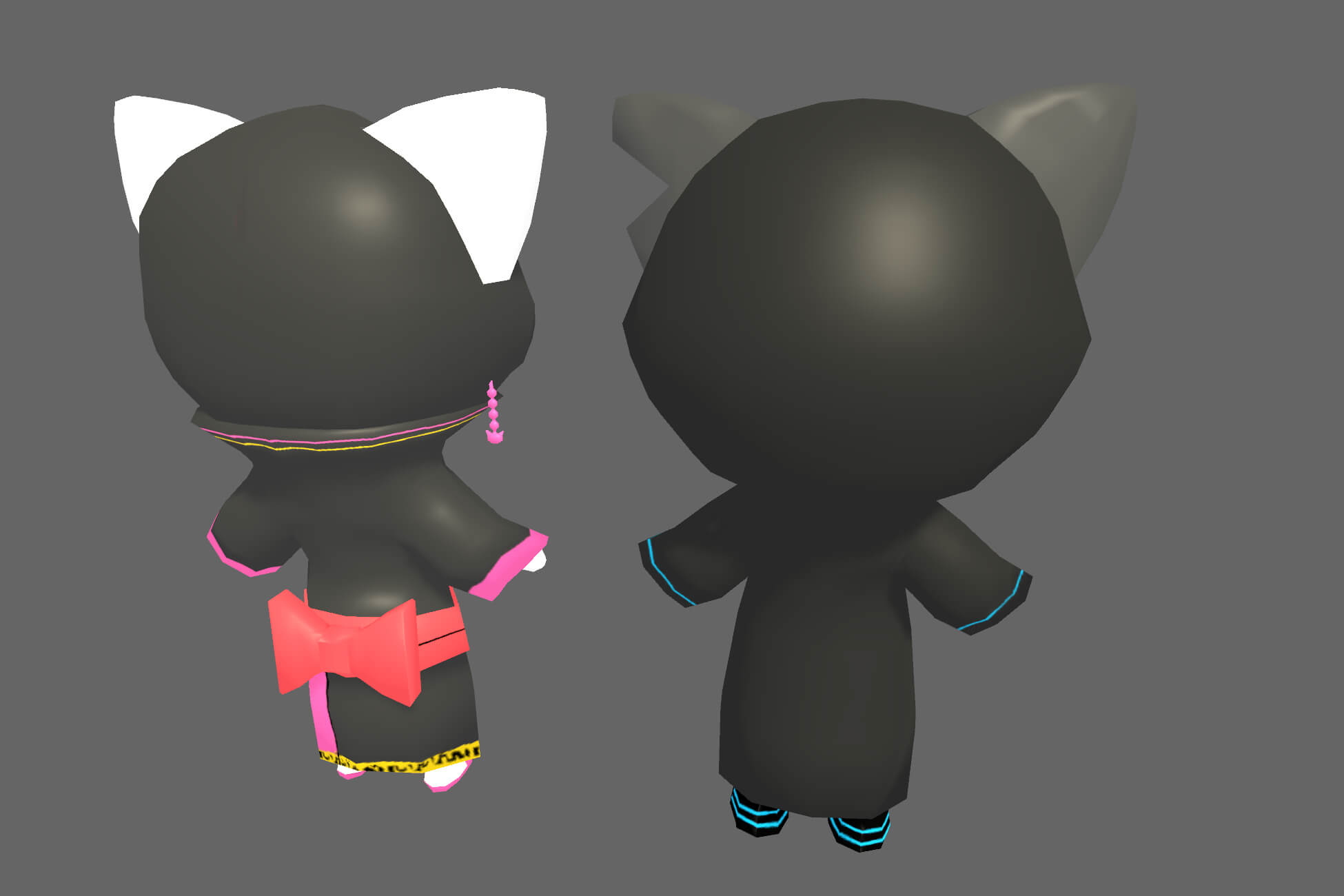 Low Poly Cool Cat - Fantasy Characters Pack 3D Model by Revereel Studio