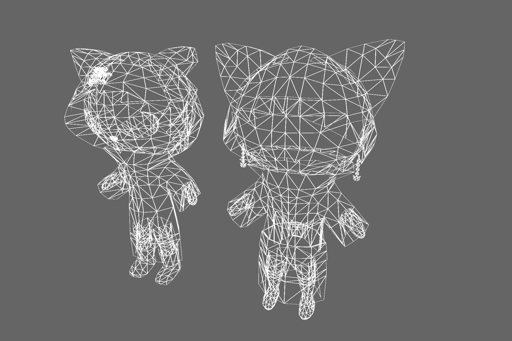 Low Poly Cool Cat - Fantasy Characters Pack 3D Model by Revereel Studio