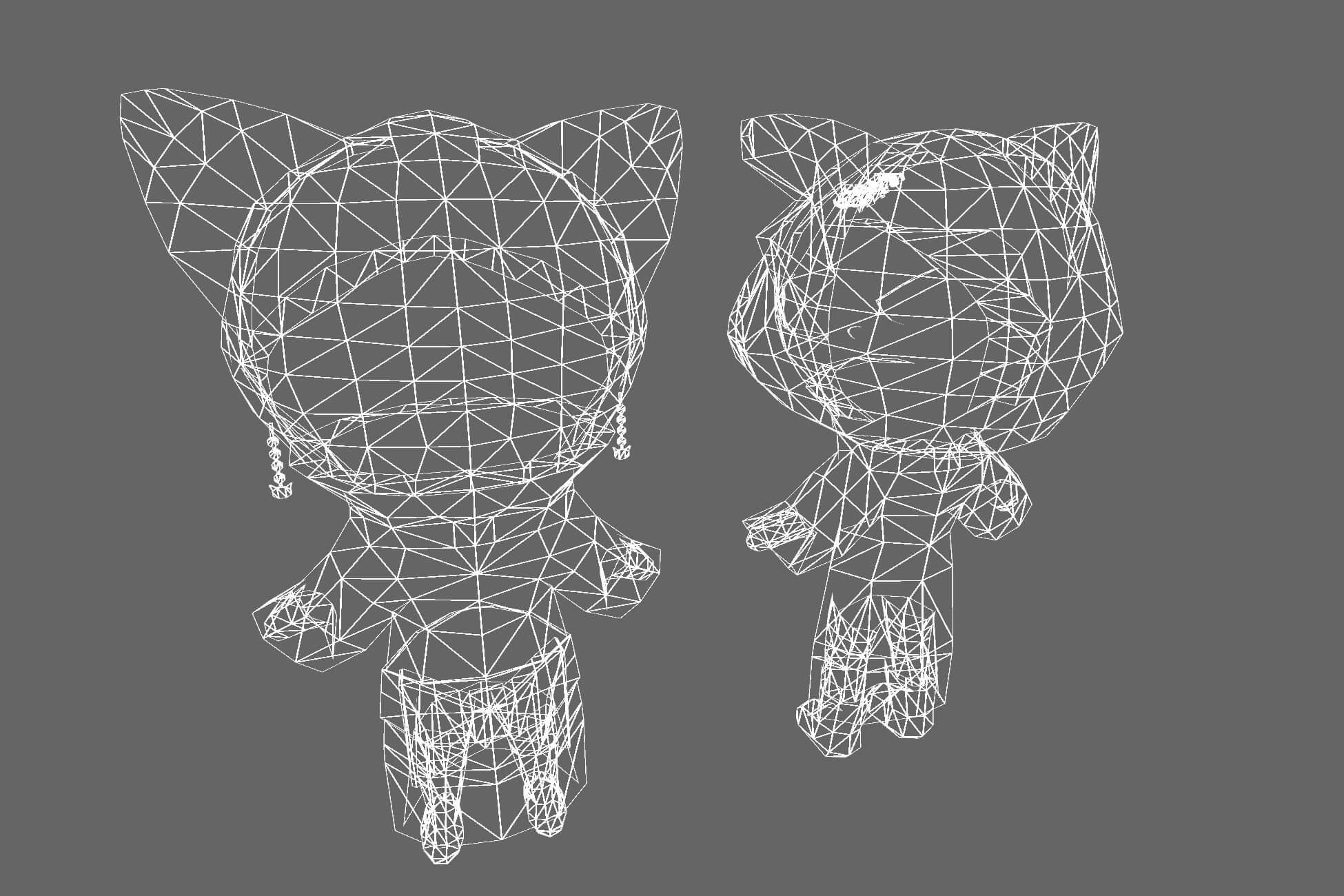 Low Poly Cool Cat - Fantasy Characters Pack 3D Model by Revereel Studio