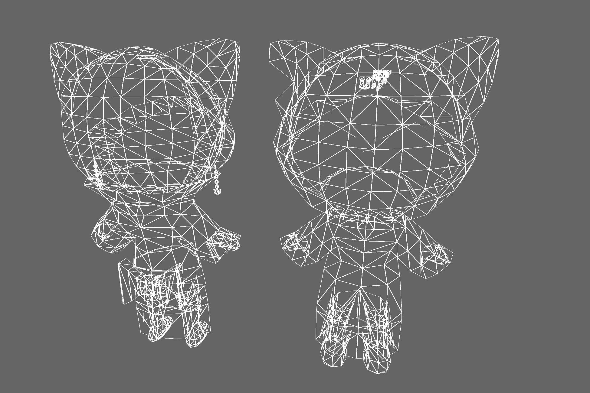 Low Poly Cool Cat - Fantasy Characters Pack 3D Model by Revereel Studio