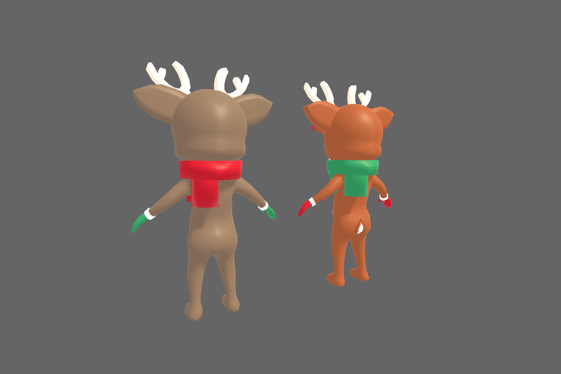 Low Poly Deer Humanoid - Fantasy Characters Pack 3D Model by Revereel ...