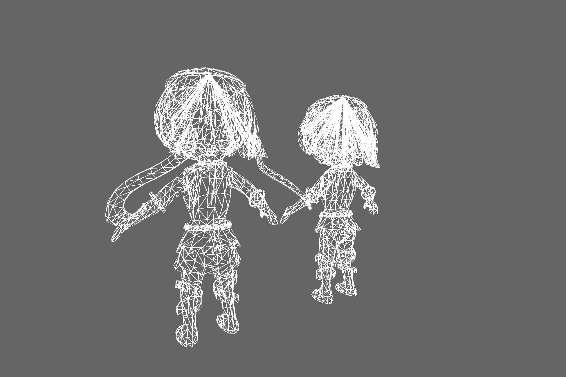 Low Poly Hero Girl - Fantasy Characters Pack 3D Model by Revereel Studio