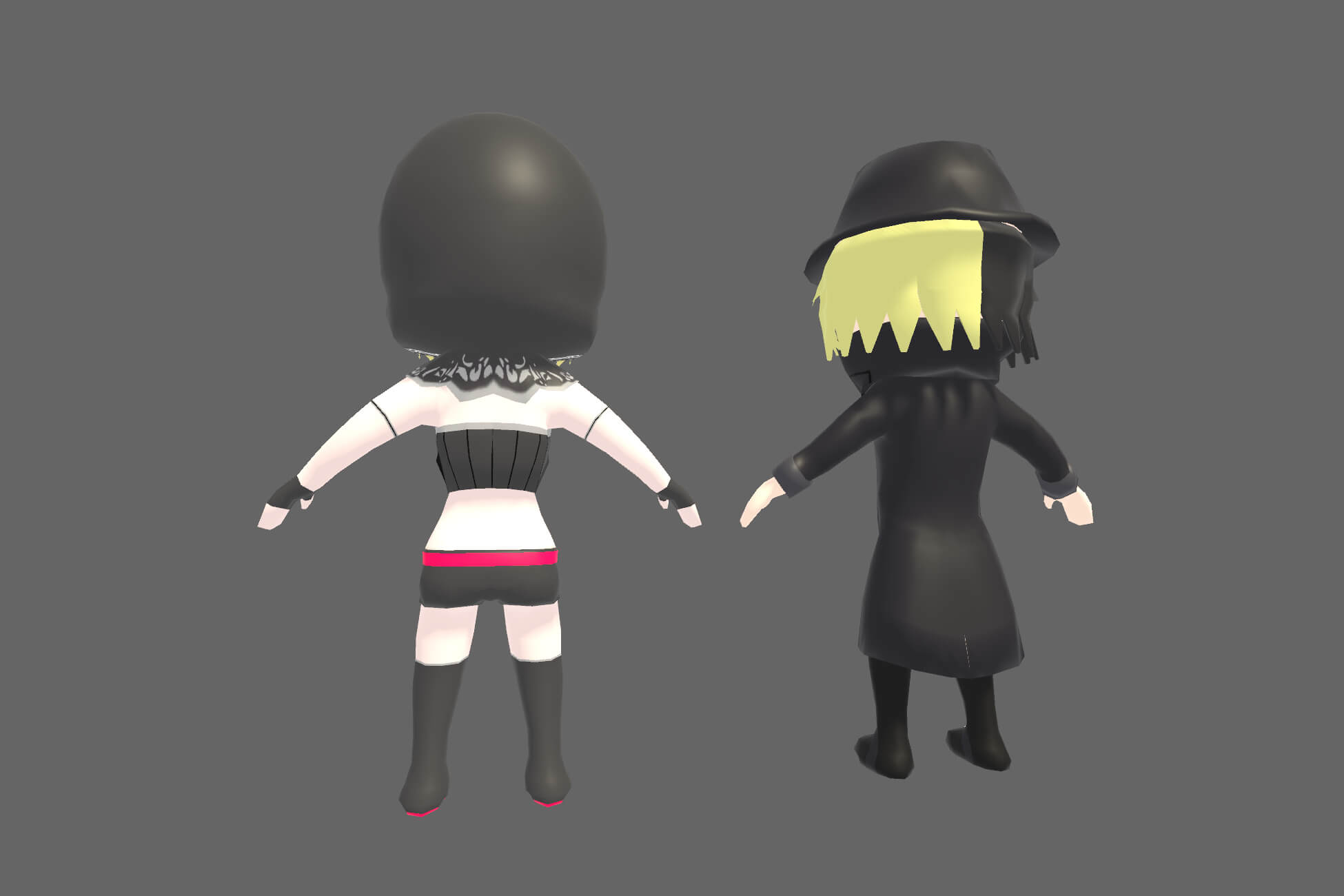 Low Poly Magic Wizard and Witch - Fantasy Characters Pack 3D Model by ...