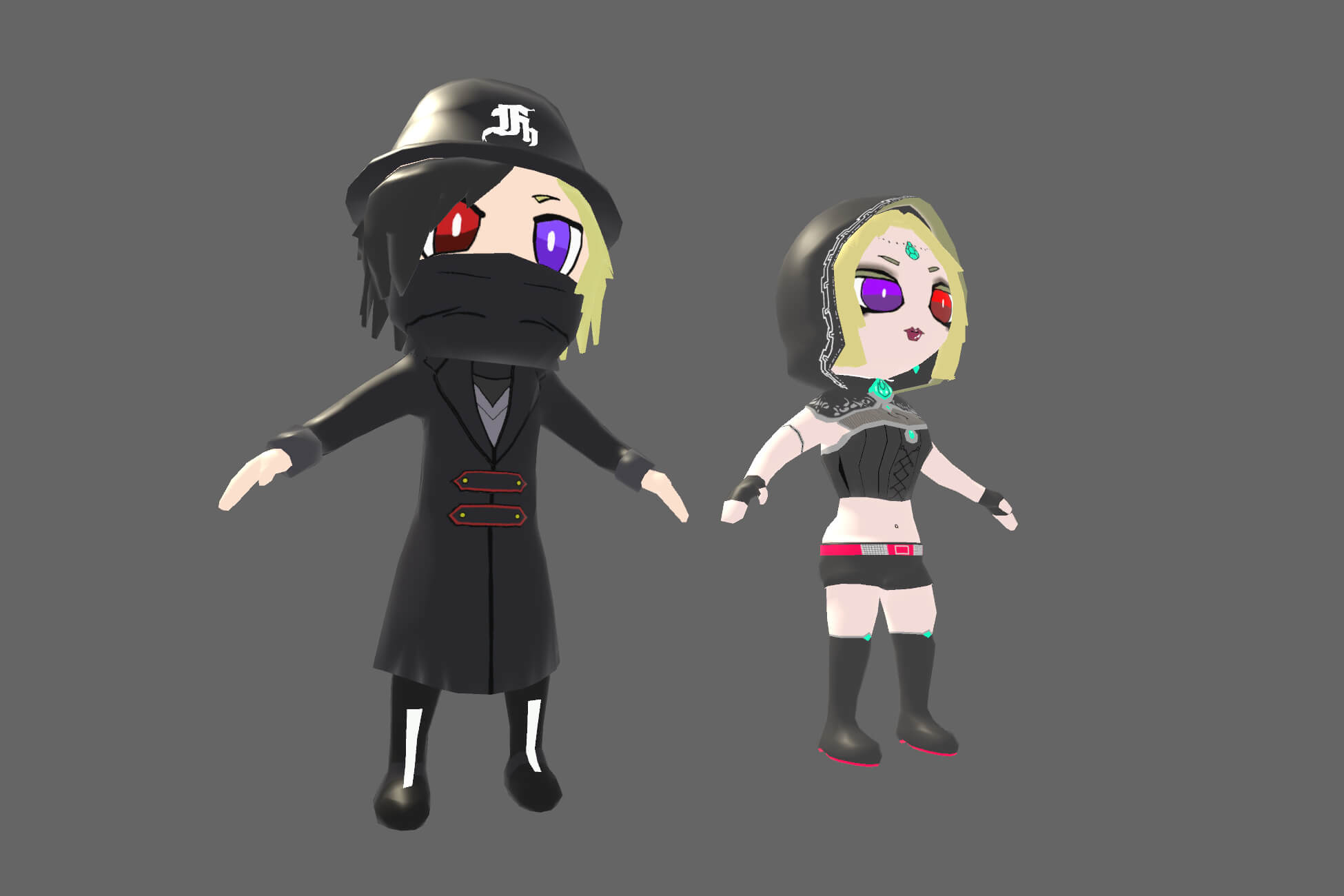 Low Poly Magic Wizard and Witch - Fantasy Characters Pack 3D Model by ...