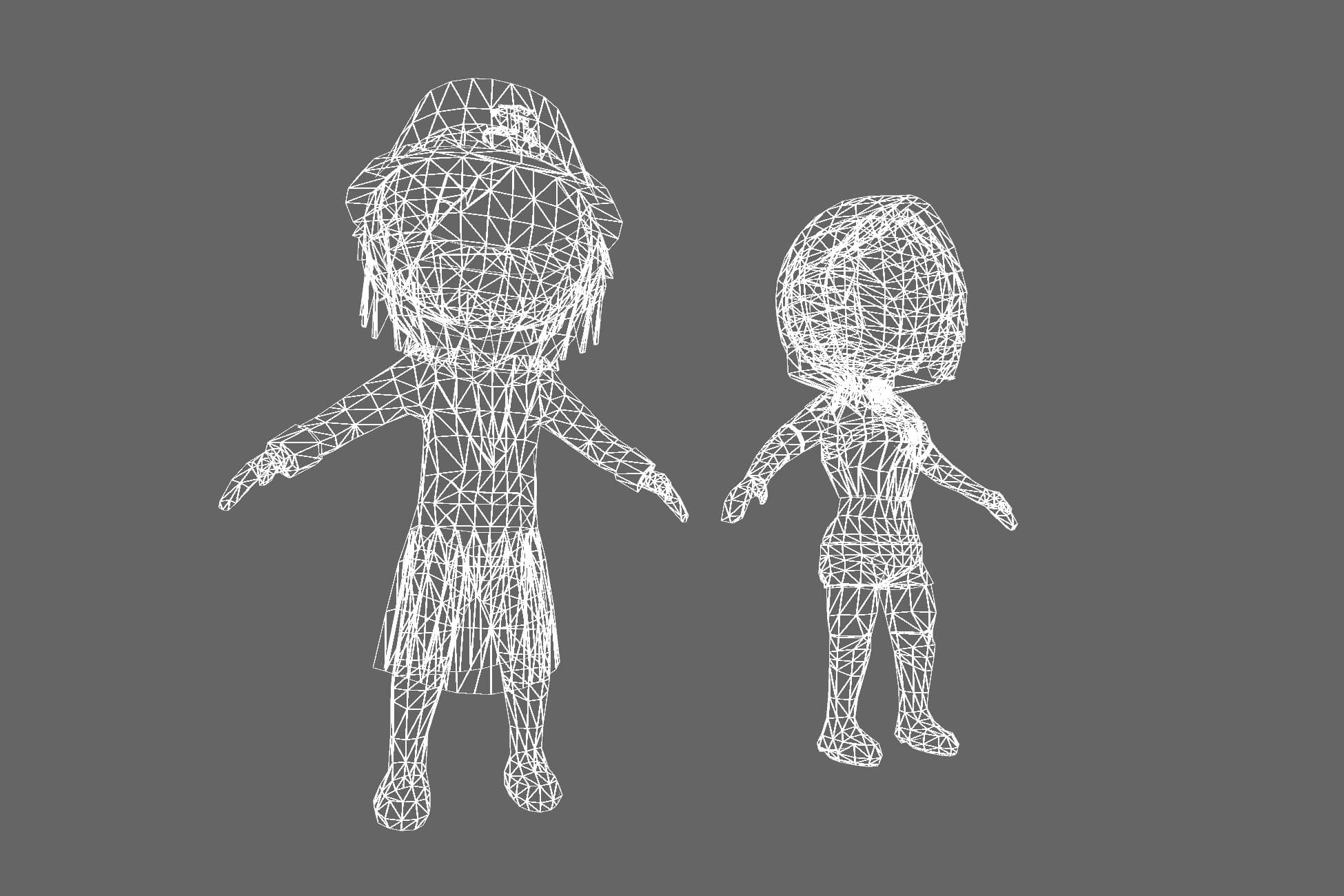 Low Poly Magic Wizard and Witch - Fantasy Characters Pack 3D Model by ...