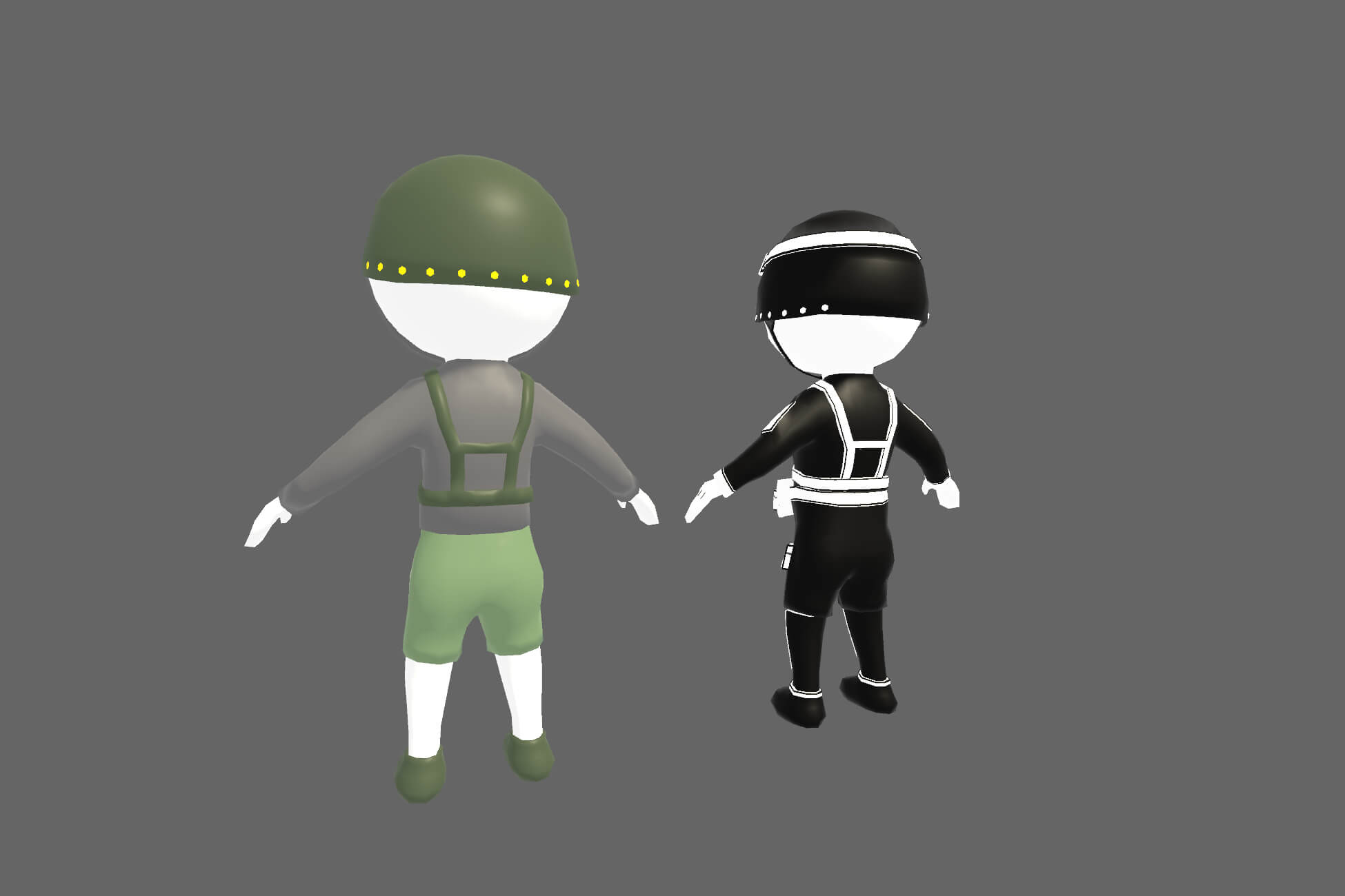 Low Poly Noob Soldier - Fantasy Characters Pack 3D Model by Revereel Studio