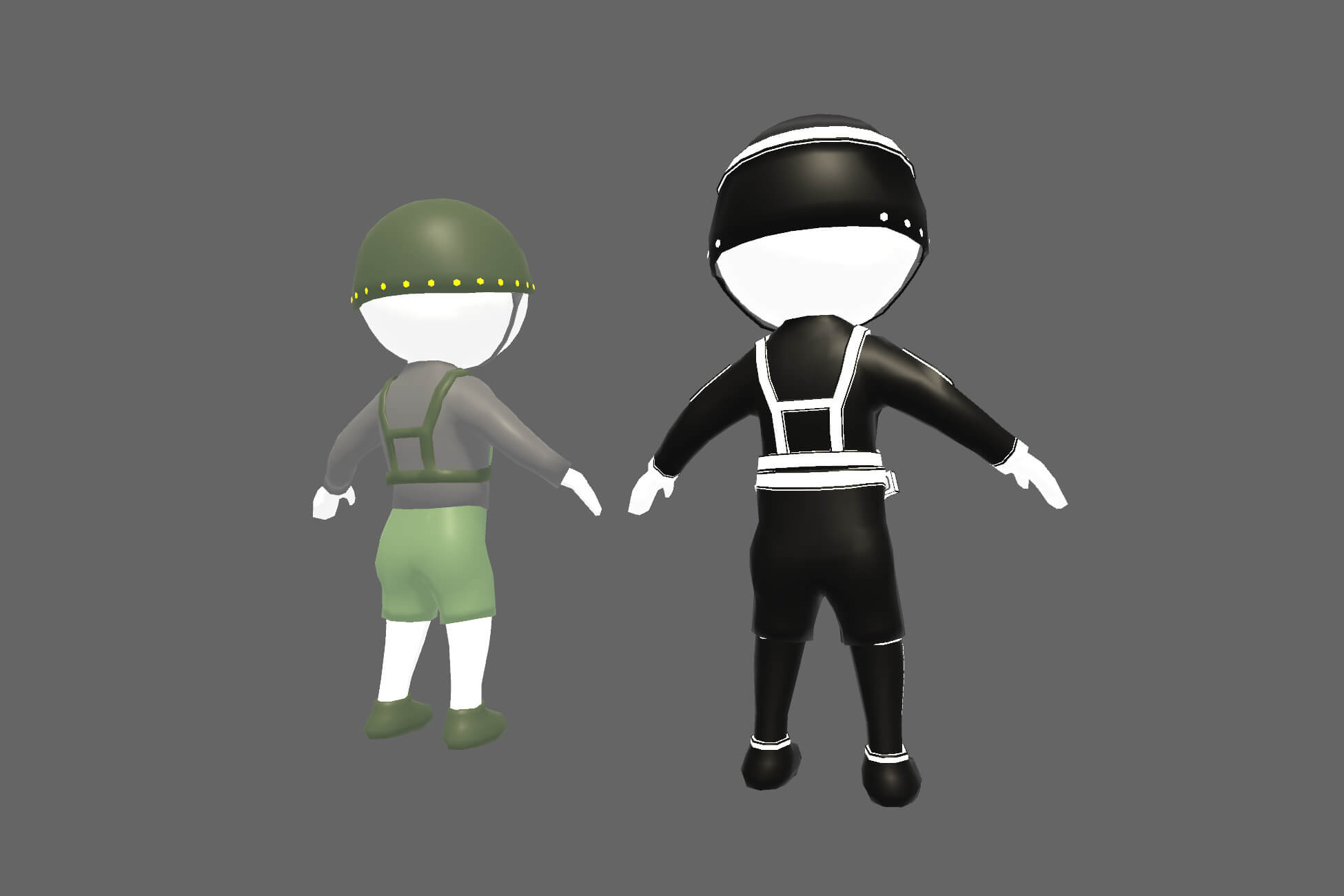 Low Poly Noob Soldier - Fantasy Characters Pack 3D Model by Revereel Studio