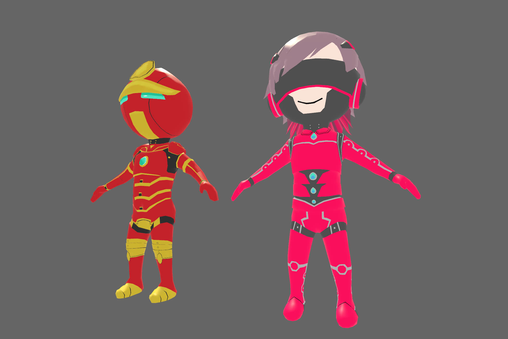 Low Poly Sci-Fi Hero - Fantasy Characters Pack 3D Model by Revereel Studio