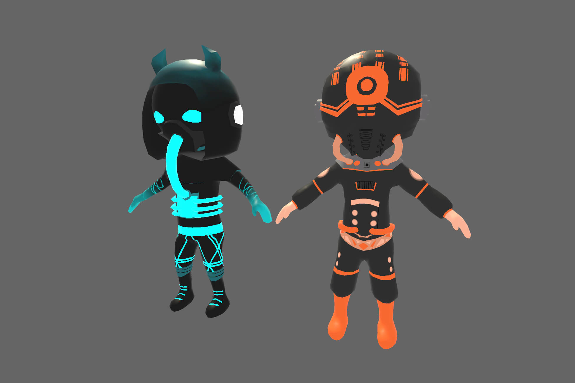 Low Poly Sci-Fi Robot 2 - Fantasy Characters Pack 3D Model by Revereel ...