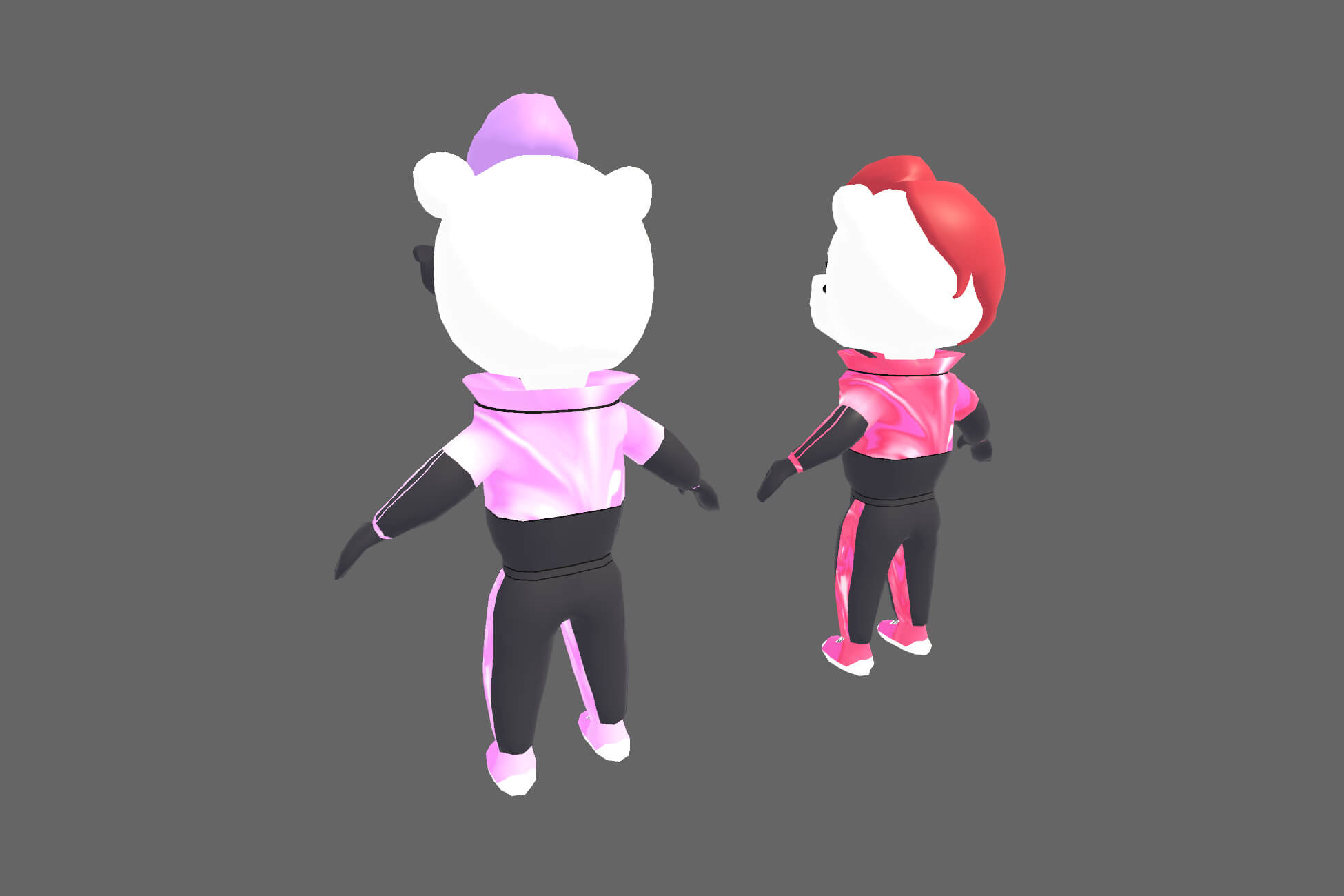 Low Poly White Bear Humanoid - Fantasy Characters Pack 3D Model by ...