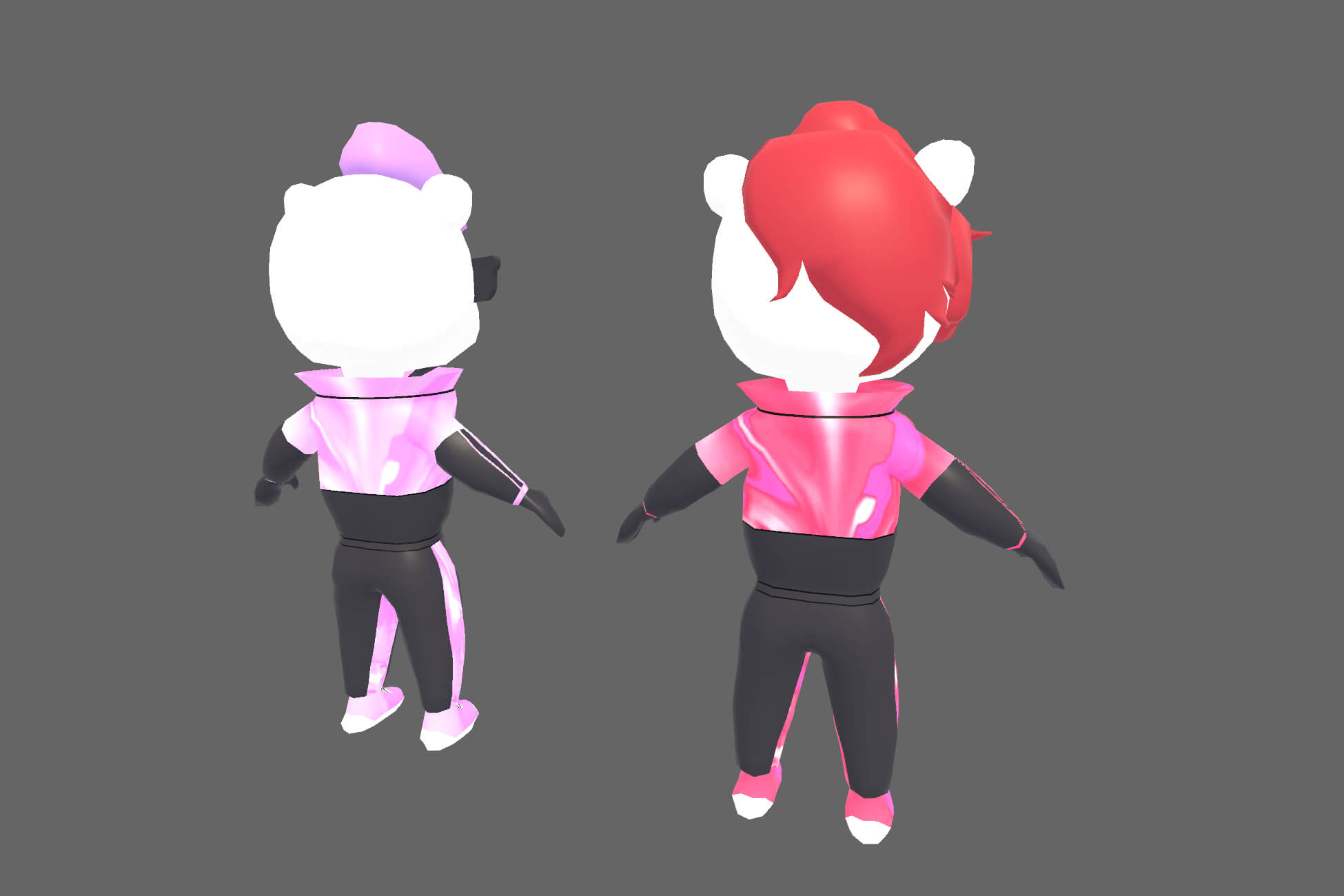 Low Poly White Bear Humanoid - Fantasy Characters Pack 3D Model by ...
