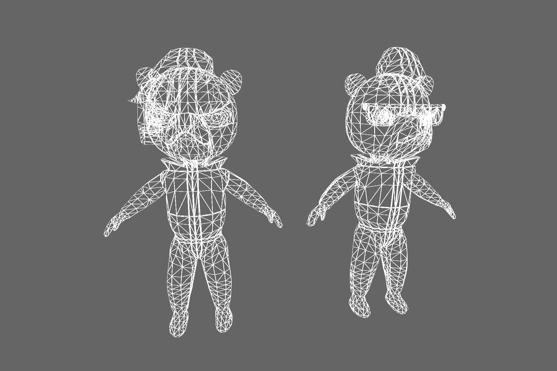 Low Poly White Bear Humanoid - Fantasy Characters Pack 3D Model by ...