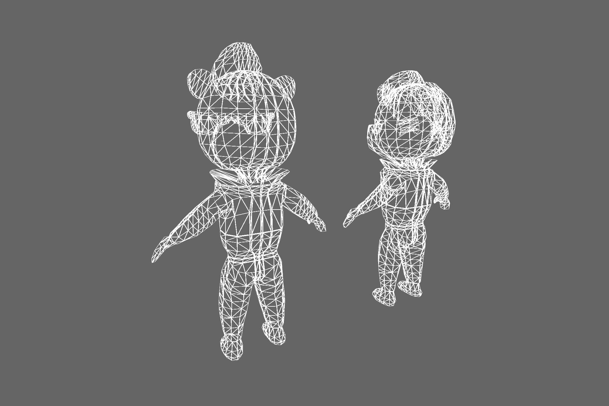 Low Poly White Bear Humanoid - Fantasy Characters Pack 3D Model by ...