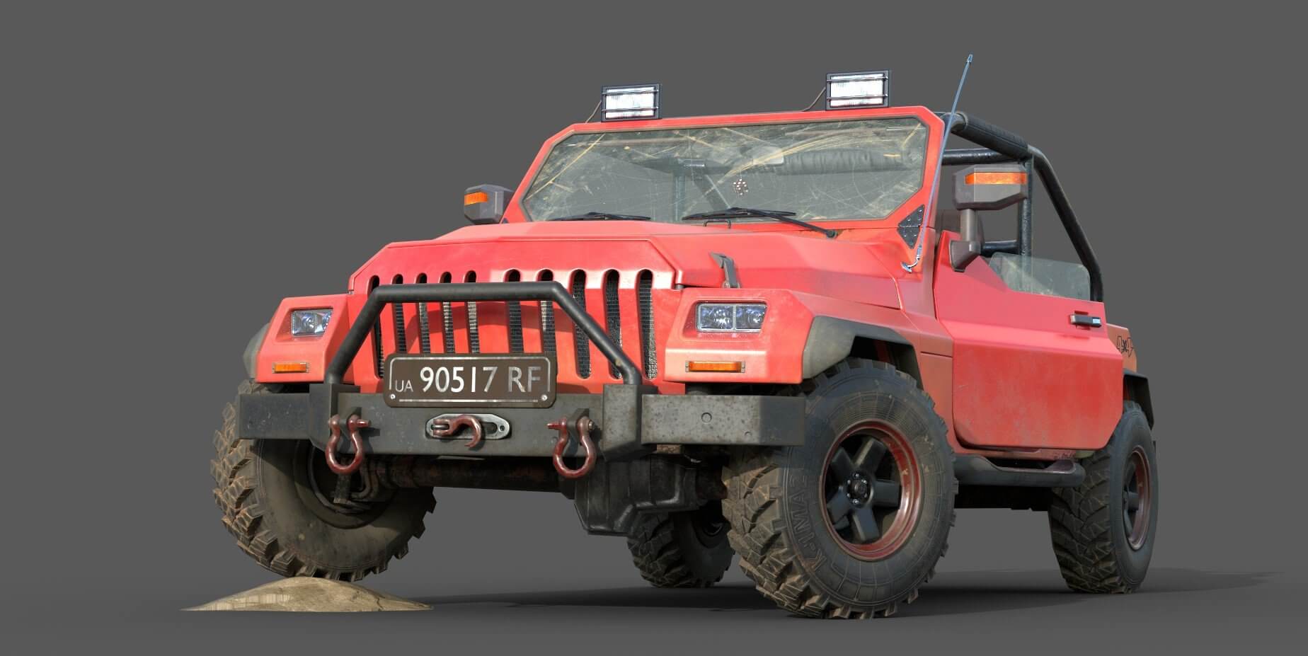 Generic SUV 4x4 - 3D Model by rfarencibia