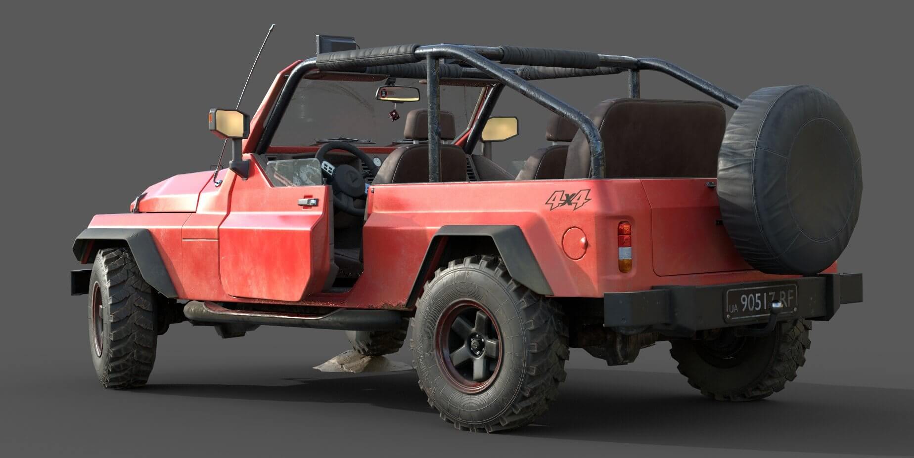 Generic SUV 4x4 - 3D Model by rfarencibia