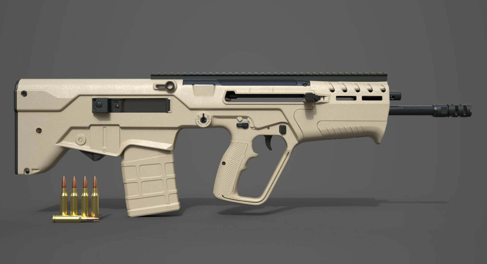 IWI Tavor 7 - 3D Model by rfarencibia