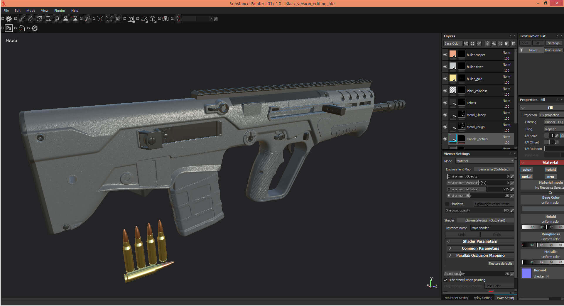 IWI Tavor 7 - 3D Model by rfarencibia
