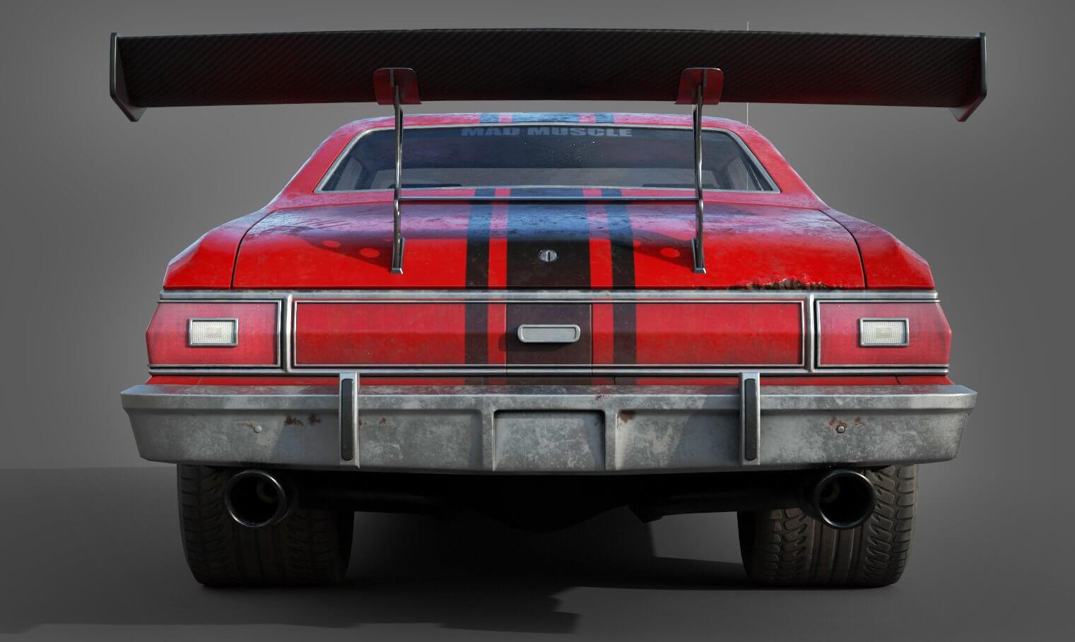 Mad Max Hot Rod - 3D Model by rfarencibia