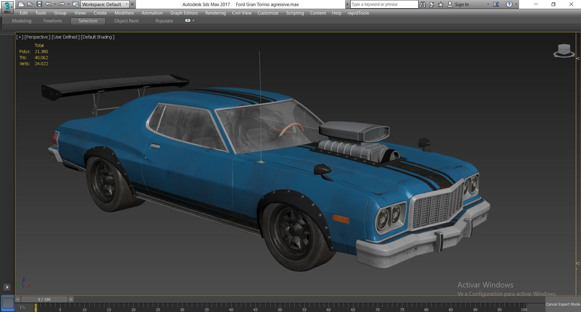 Mad Max Hot Rod - 3D Model by rfarencibia