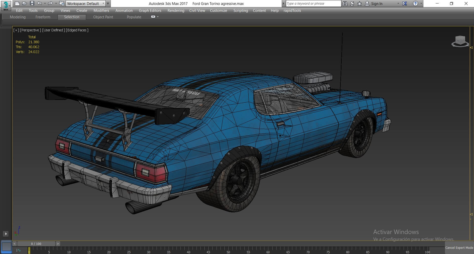 Mad Max Hot Rod - 3D Model by rfarencibia