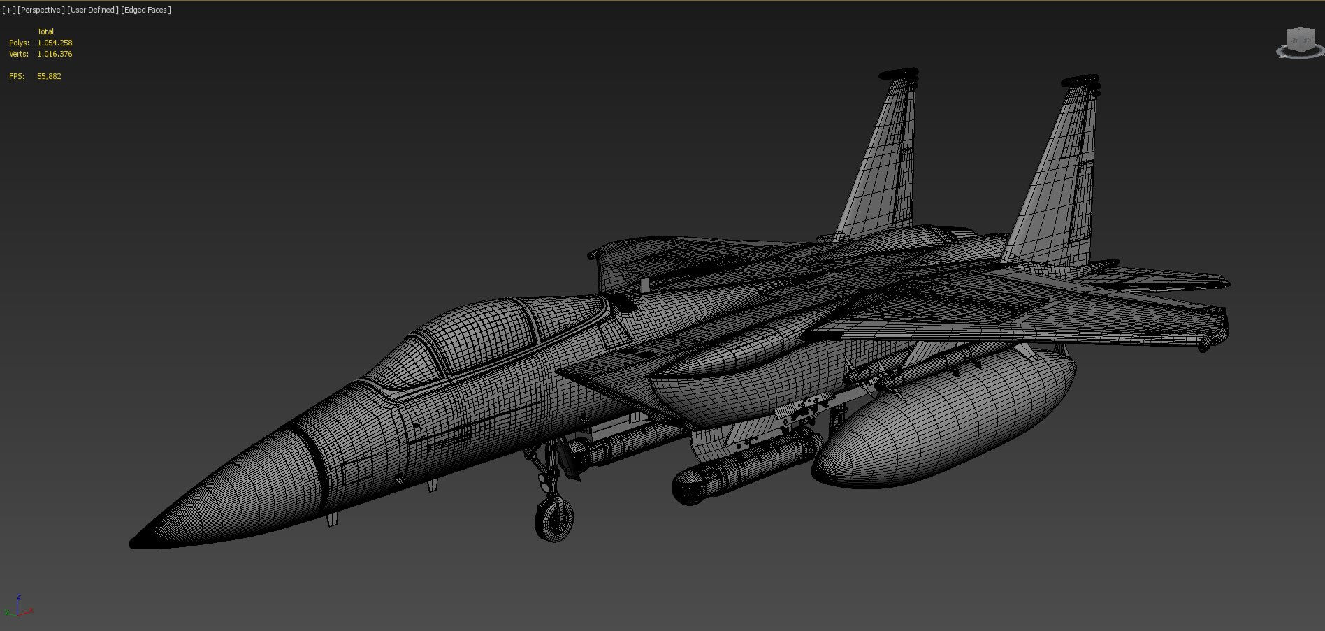 McDonnell Douglas F-15E Strike Eagle 3D Model by rfarencibia