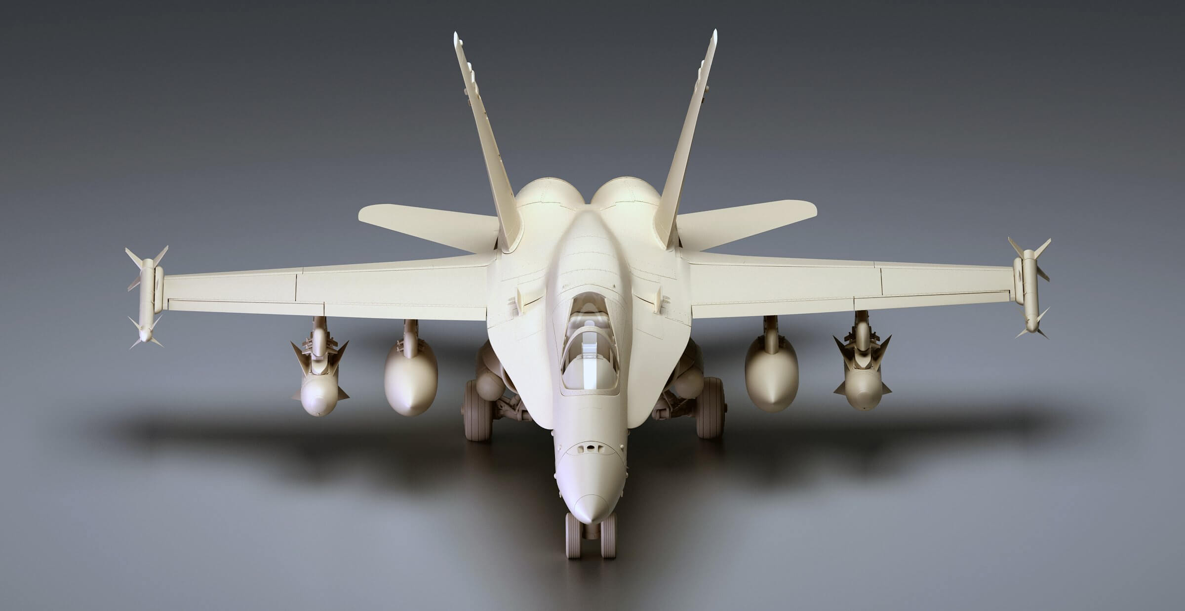 McDonnell Douglas FA-18 Hornet 3D Model by rfarencibia