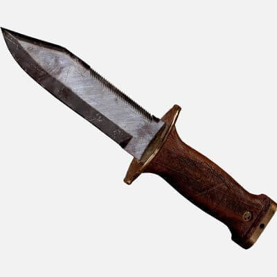 US Navy Mk III Combat Knife - 3D Model by RichardLolatte