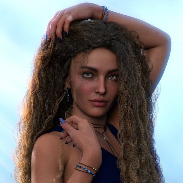 Blue Hat 3D Render | RenderHub Gallery