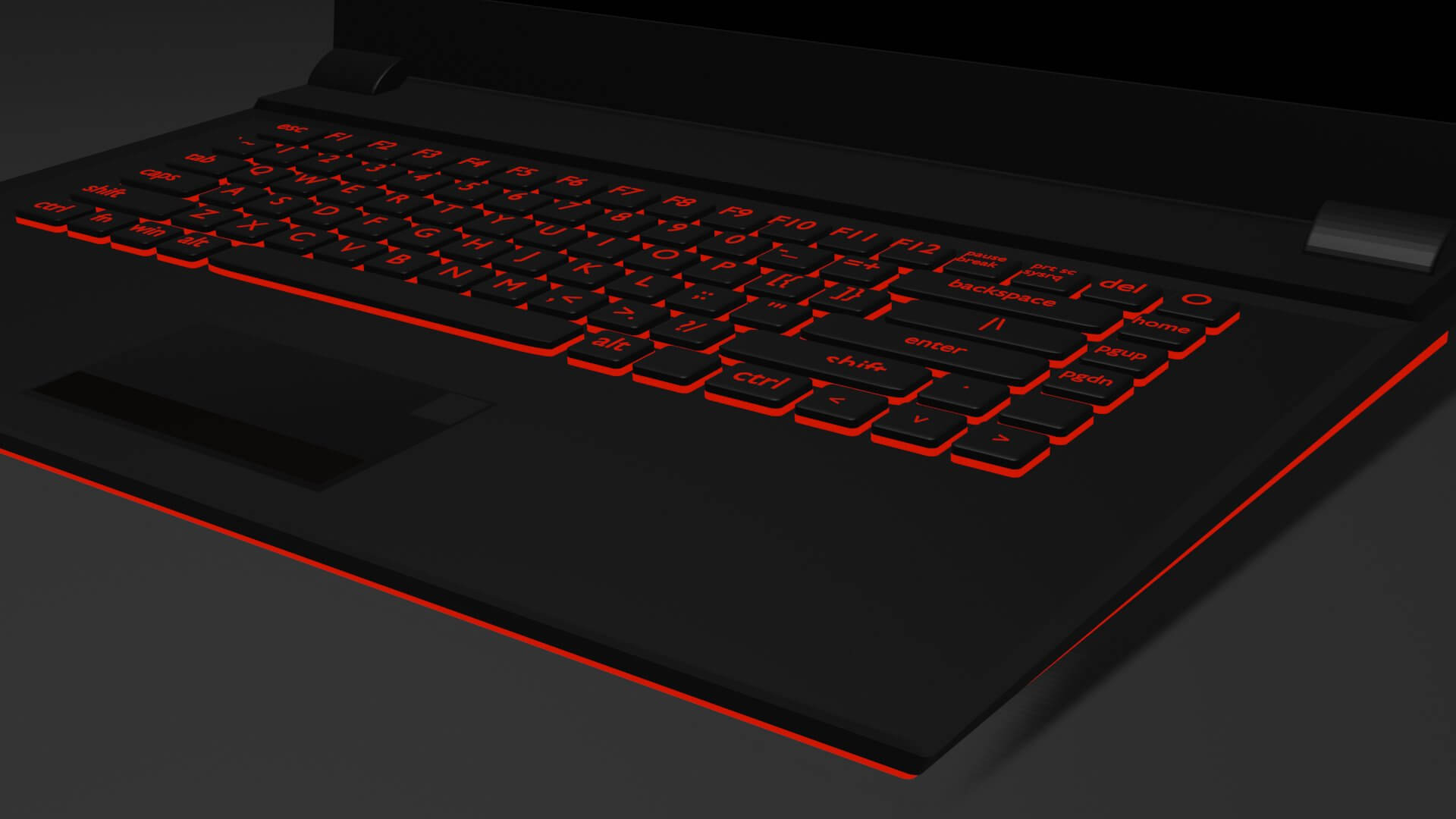 Basic RGB Backlight Laptop - 3D Model by ricoyhm