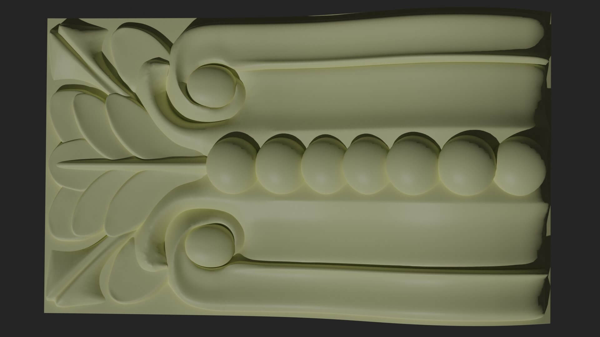 Decorative Bracket - 3D Model by Riga123