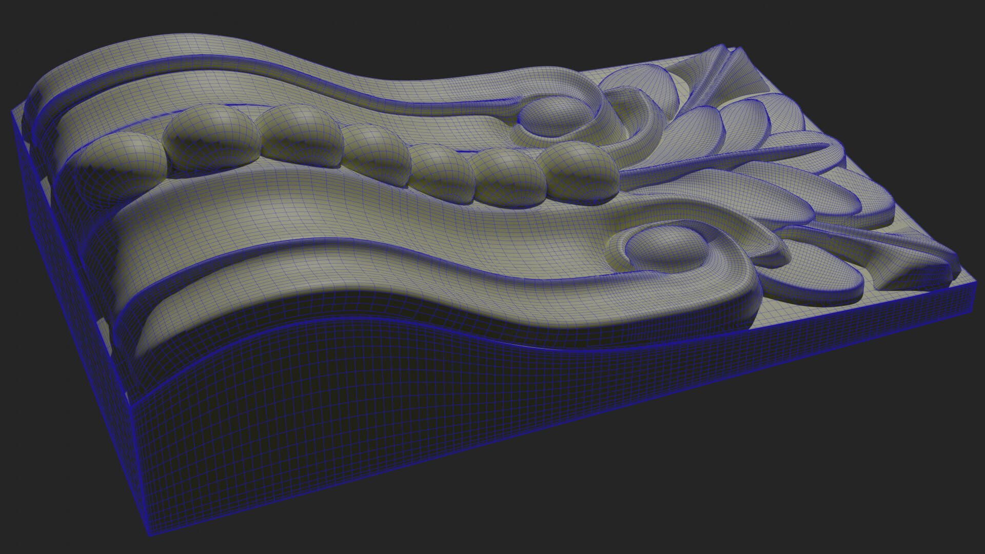 Decorative Bracket - 3D Model by Riga123