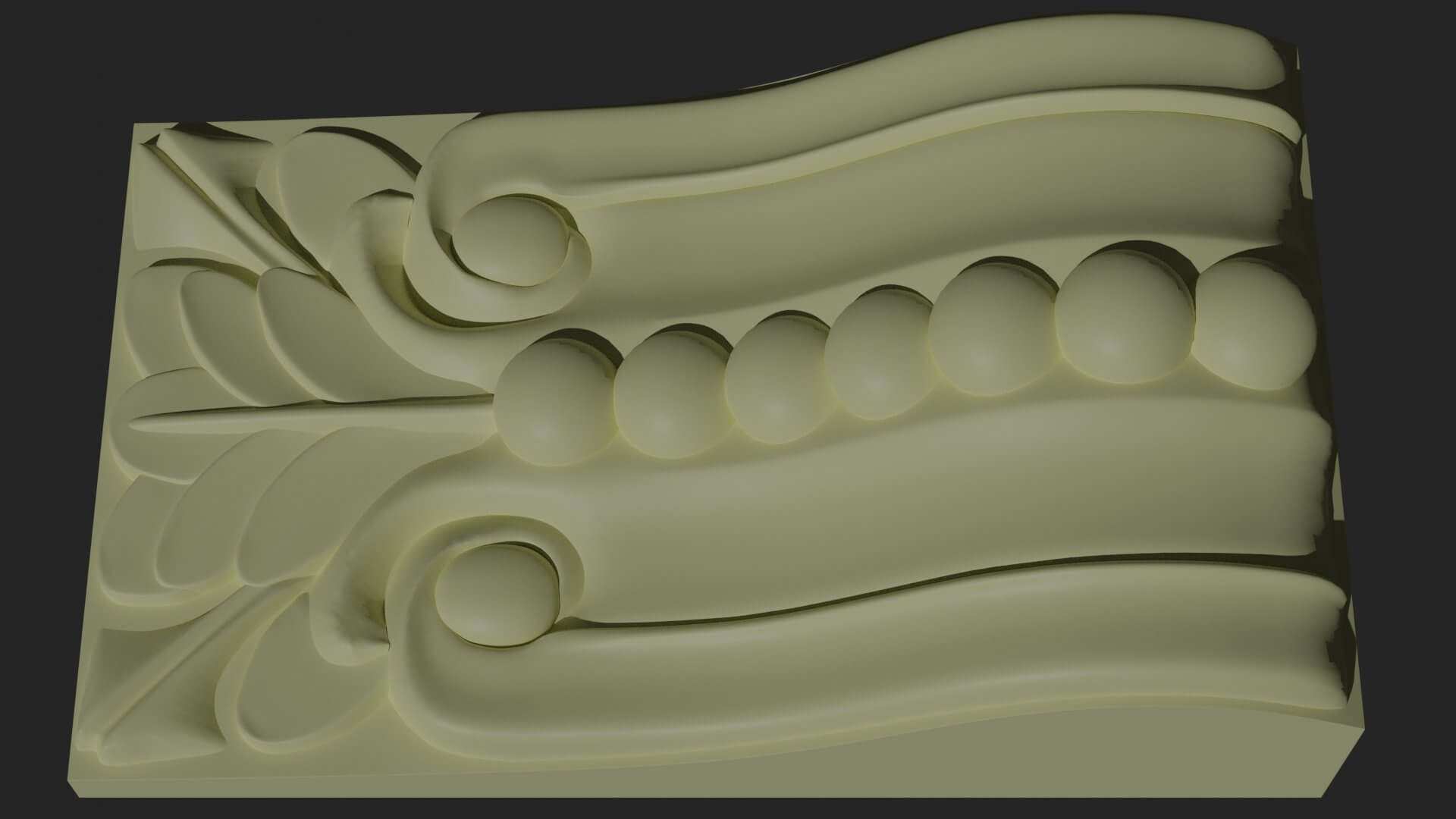 Decorative Bracket - 3D Model by Riga123