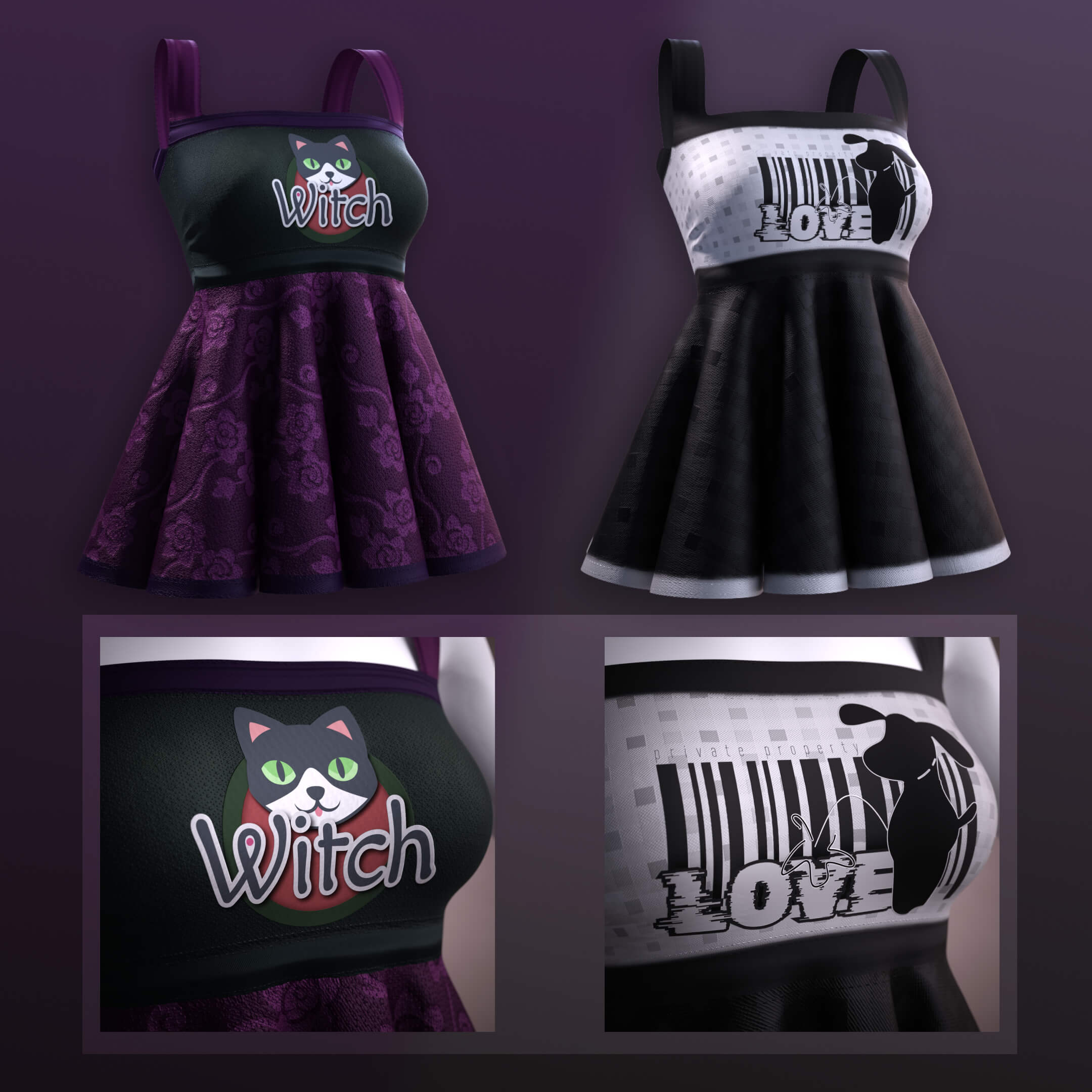 dForce Arsinoe Dress for Genesis 8 Female - Daz Content by Rigel_One