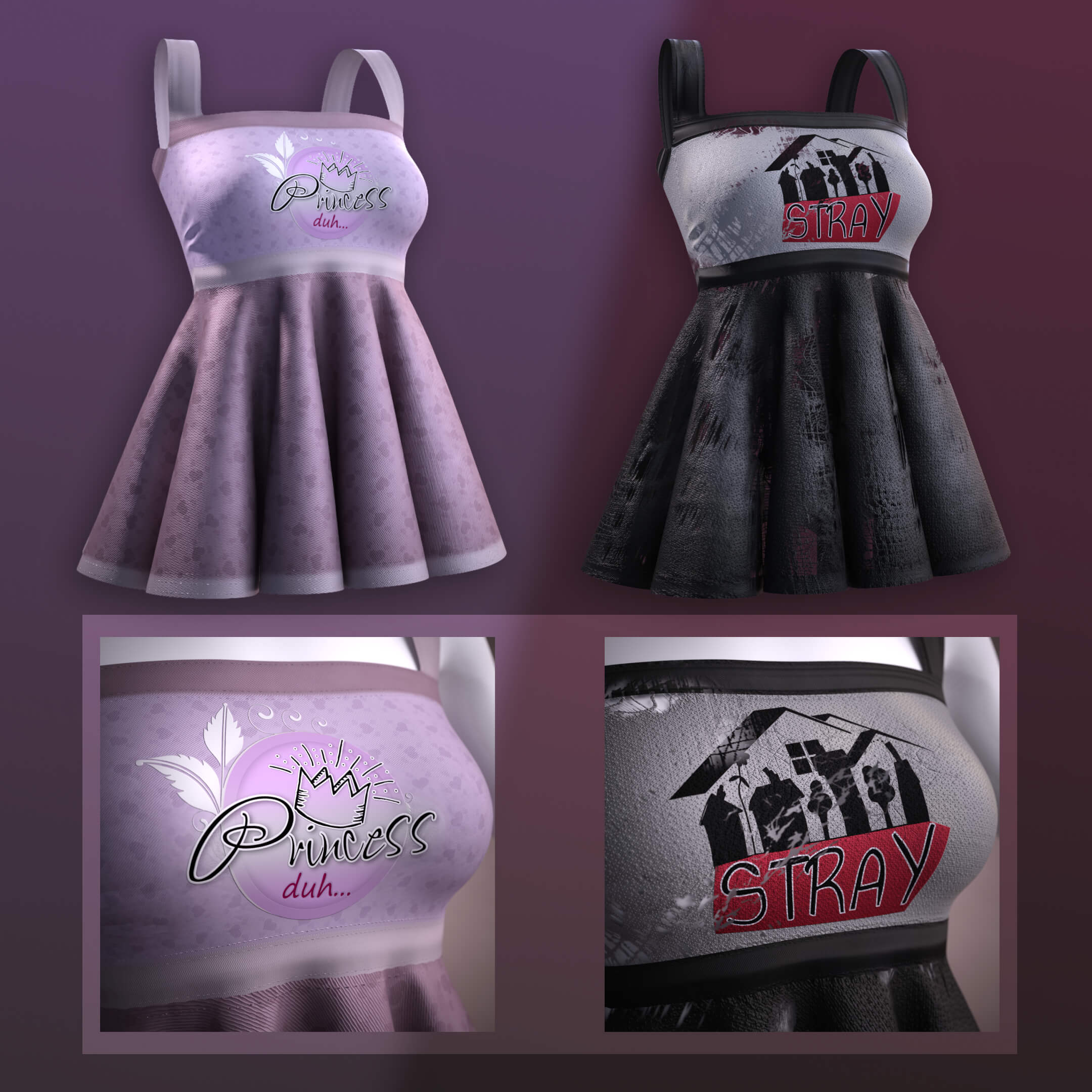 Arsinoe & Arsinoe Dress Bundle for Genesis 8 Female by Rigel_One