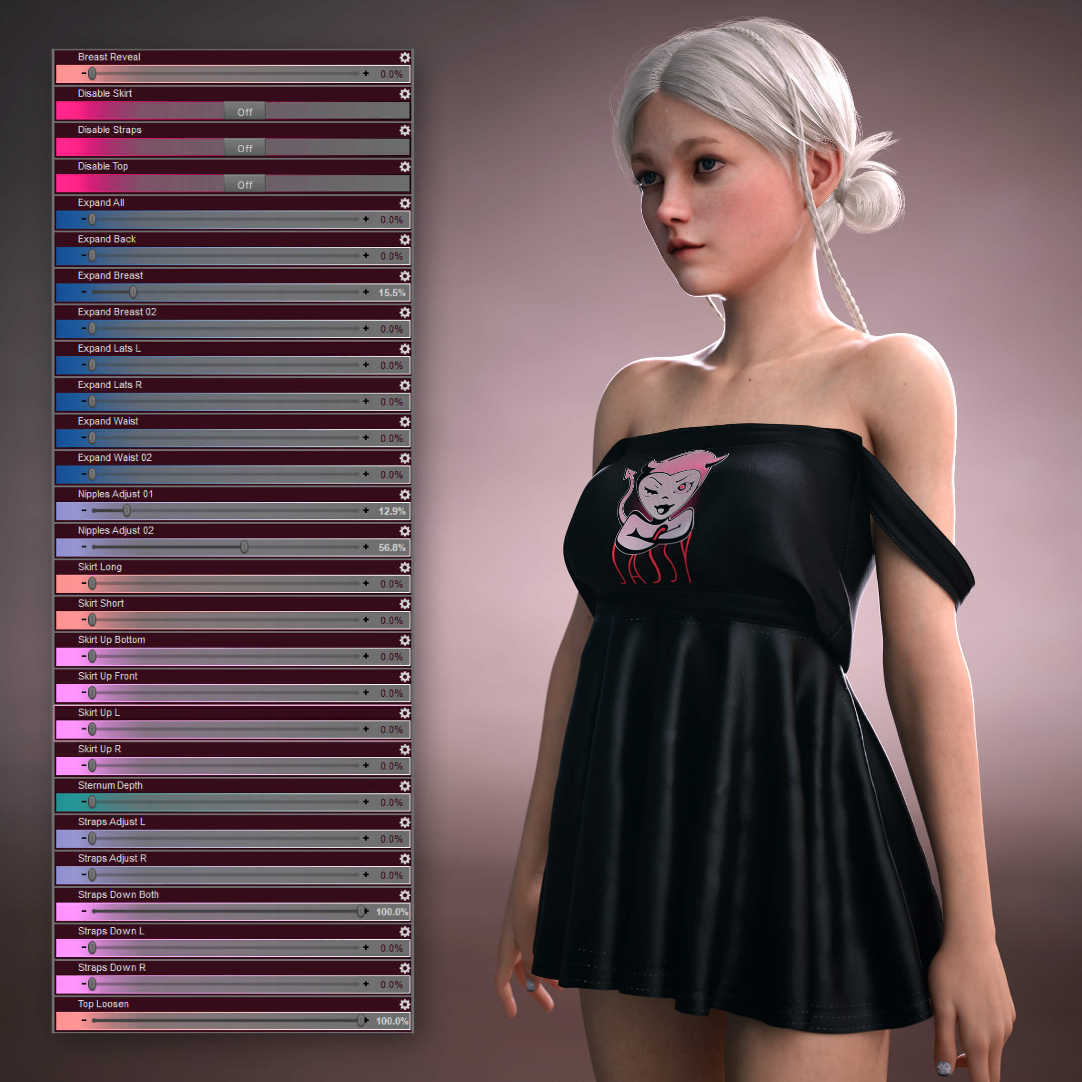 dForce Arsinoe Dress for Genesis 8 Female - Daz Content by Rigel_One