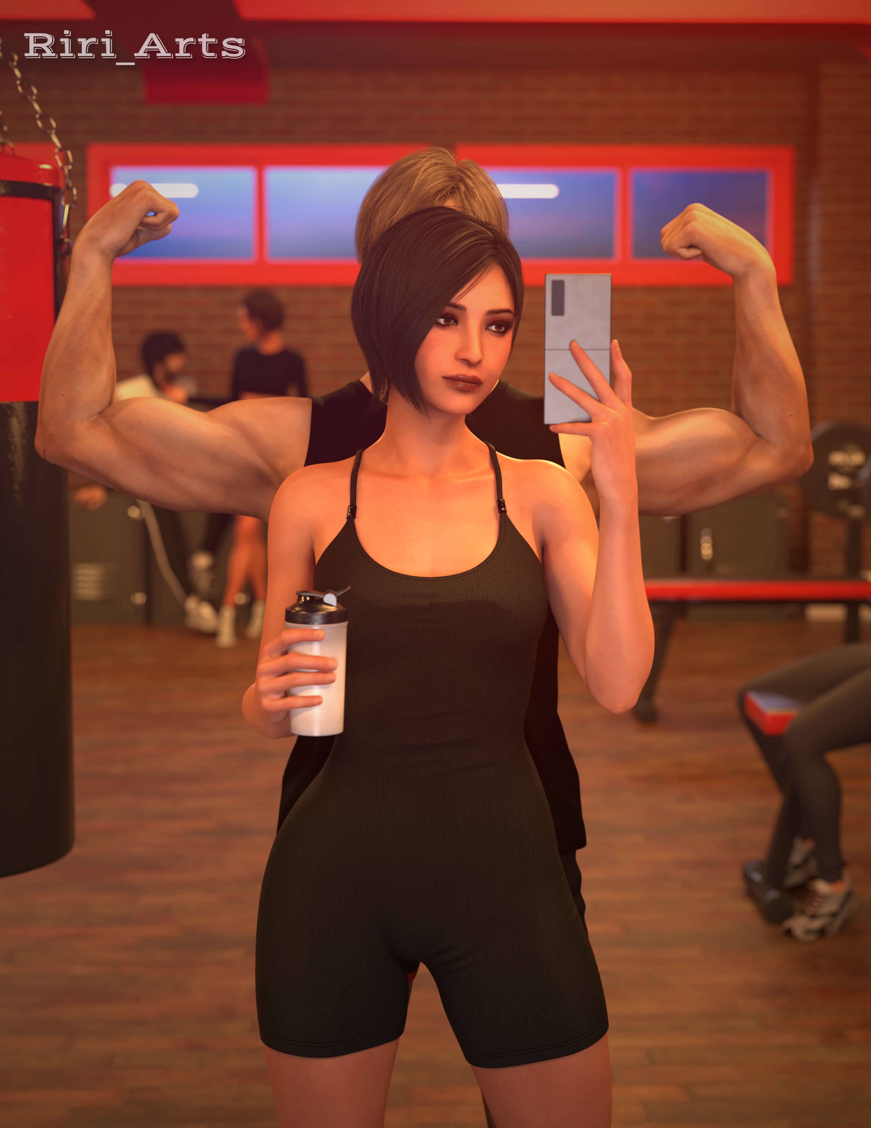 Aeon 3D Render, Digital Art by Riri_Arts