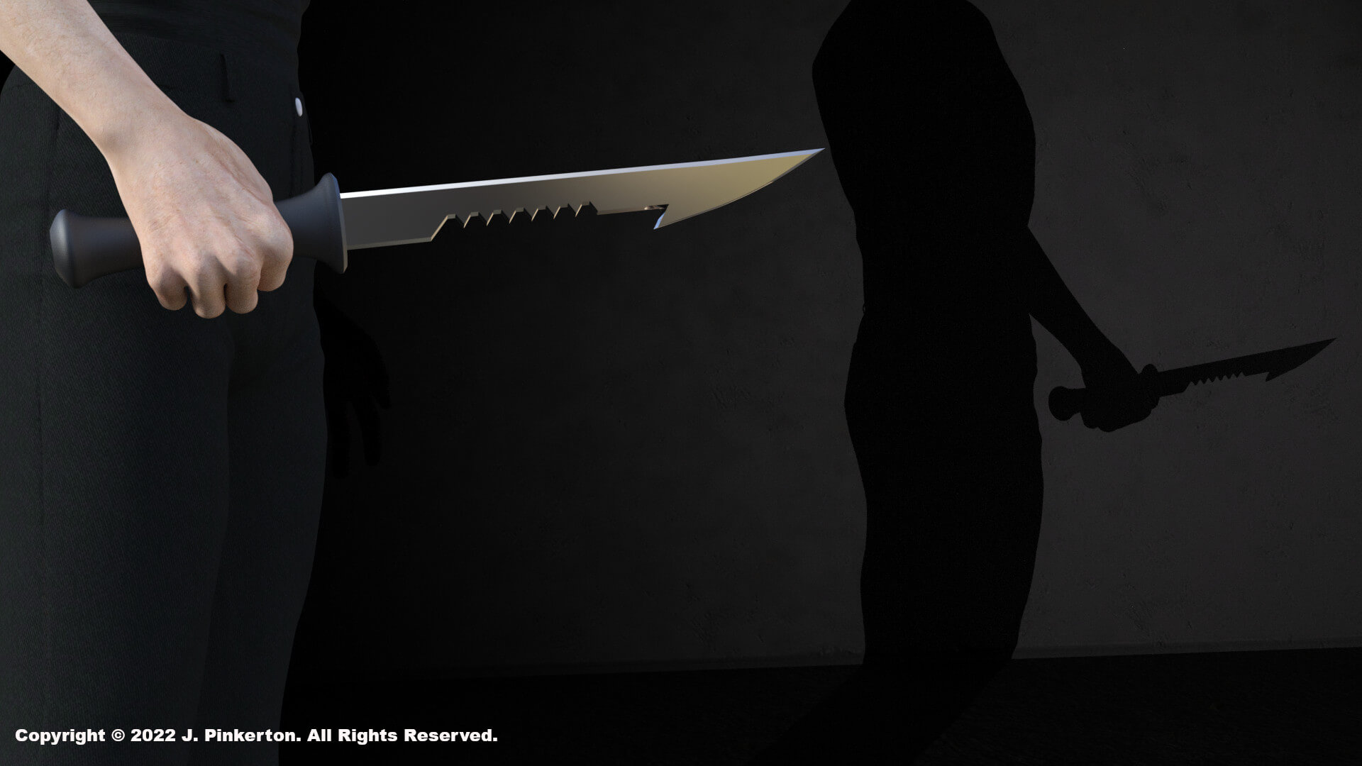 Killer at Large 2 3D Render, Digital Art by Rival Underground