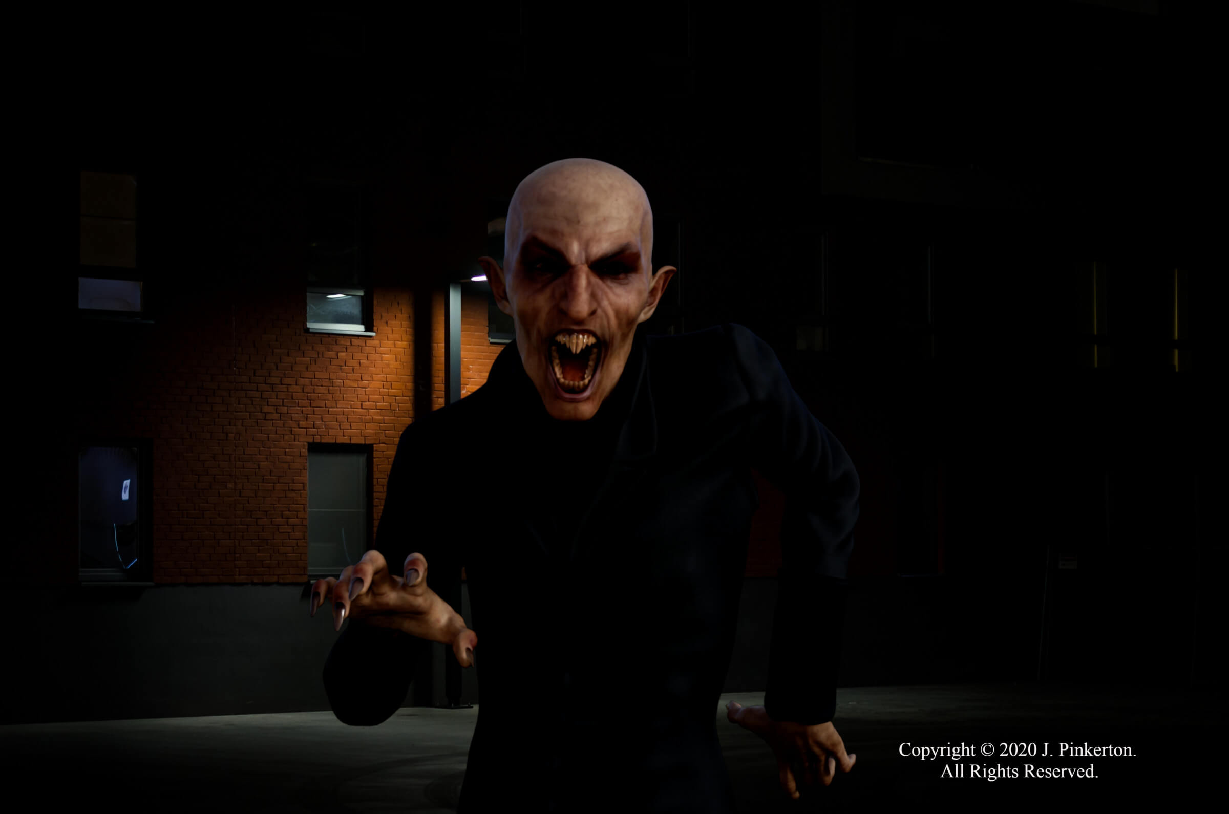 Nosferatu 1 3D Render, Digital Art by Rival Underground