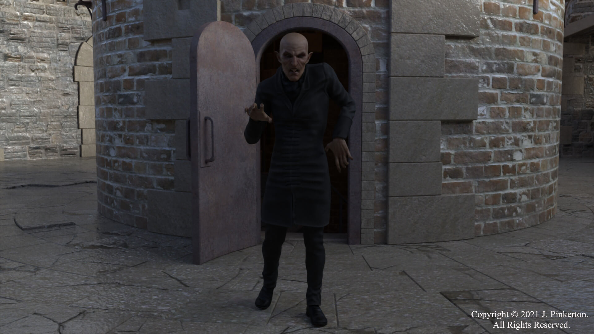 Nosferatu 2 3D Render, Digital Art by Rival Underground