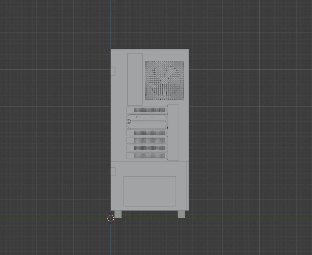 Minimalistic Gaming PC - 3D Model by River_3