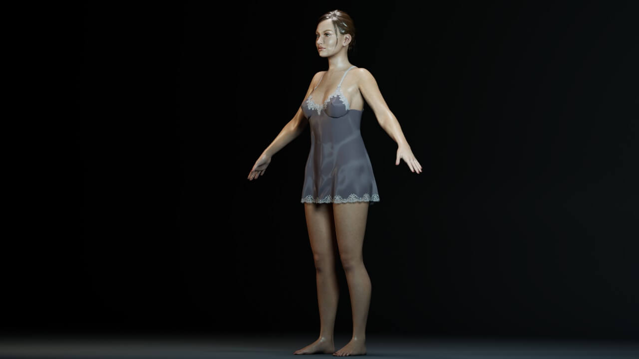 Emilia Brown - 3D Model by RKstudio