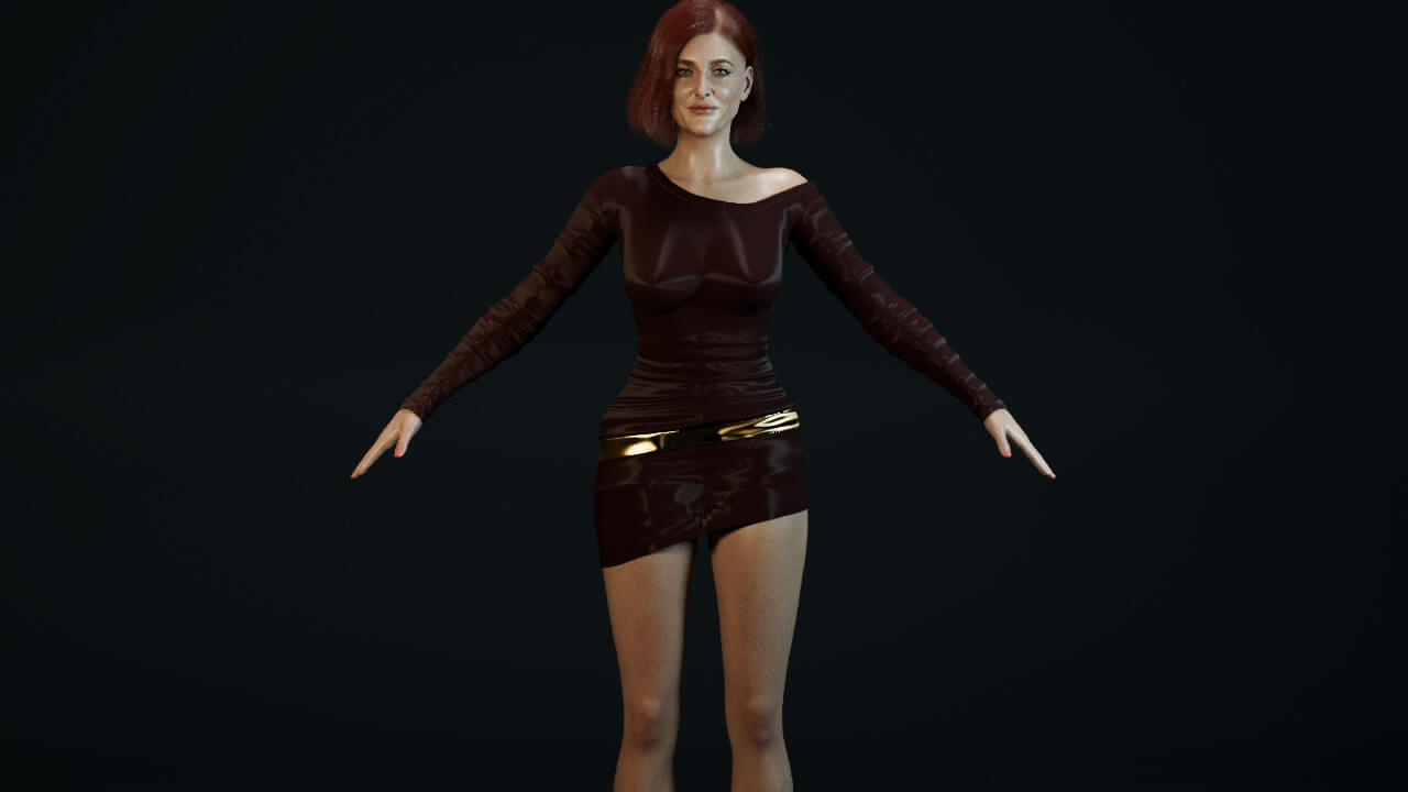 Julienne Anders - 3D Model by RKstudio
