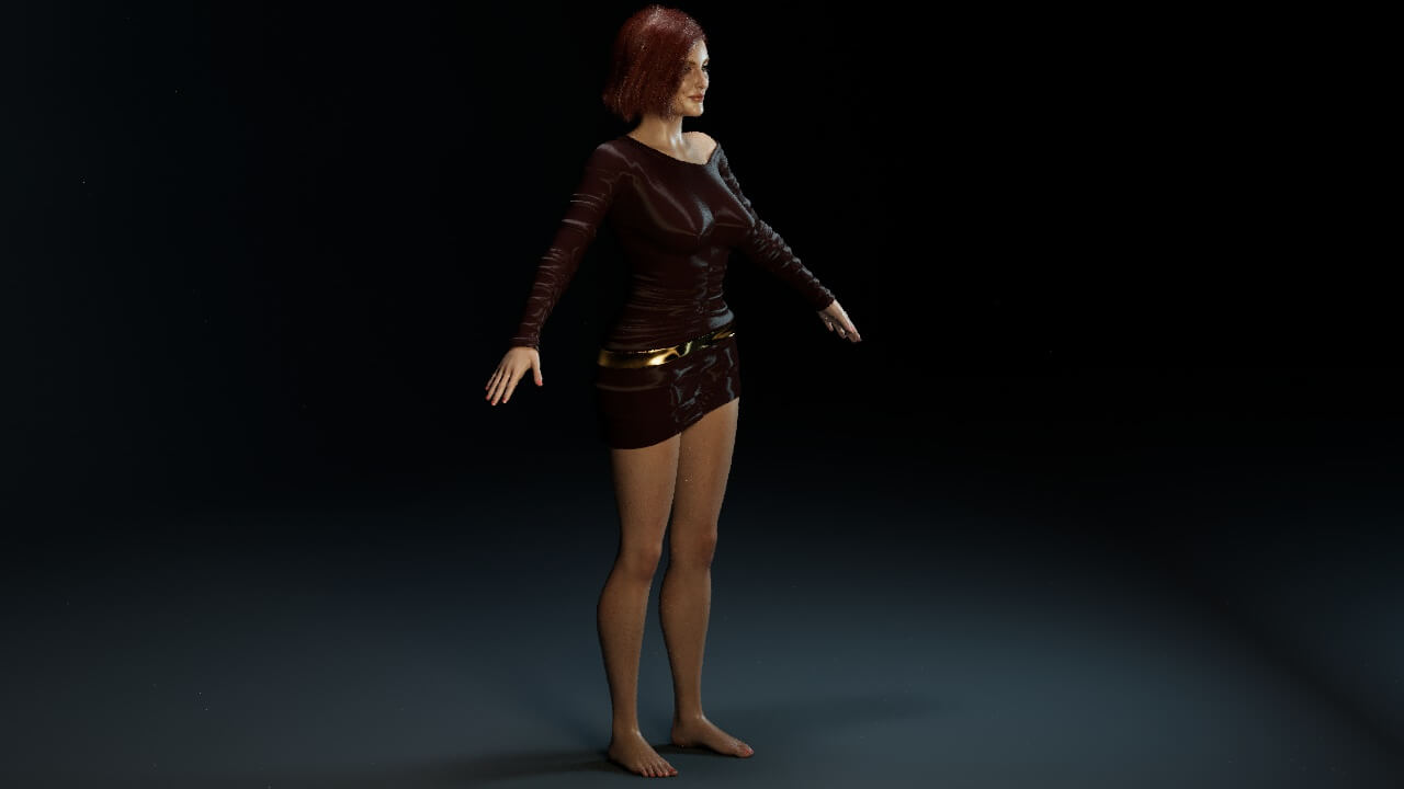 Julienne Anders - 3D Model by RKstudio